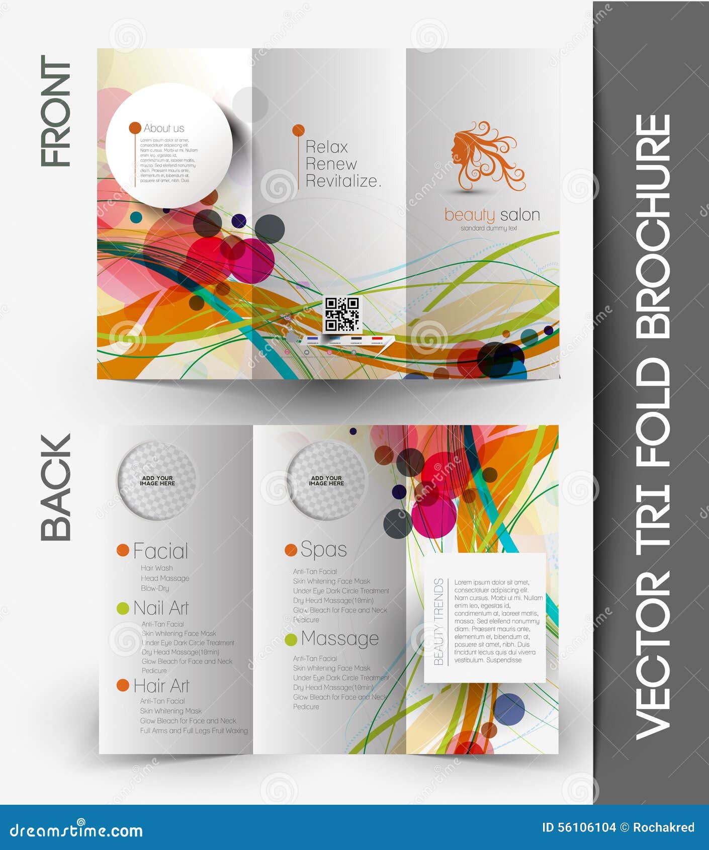Corporate Bi-fold Brochure Design Template.Business Bi-Fold Brochure ...