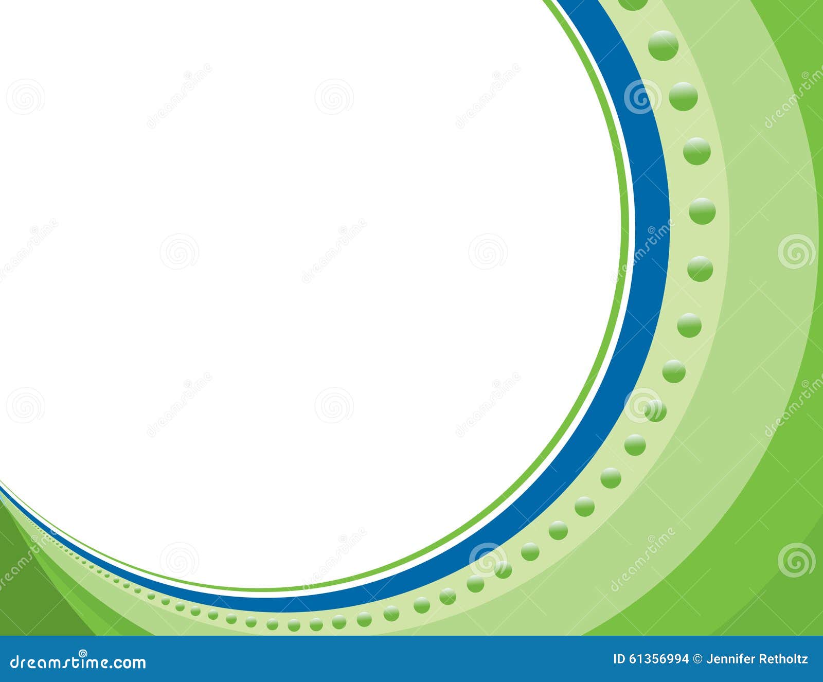 Corporate Circle Border Presentation Template Stock Illustration ...