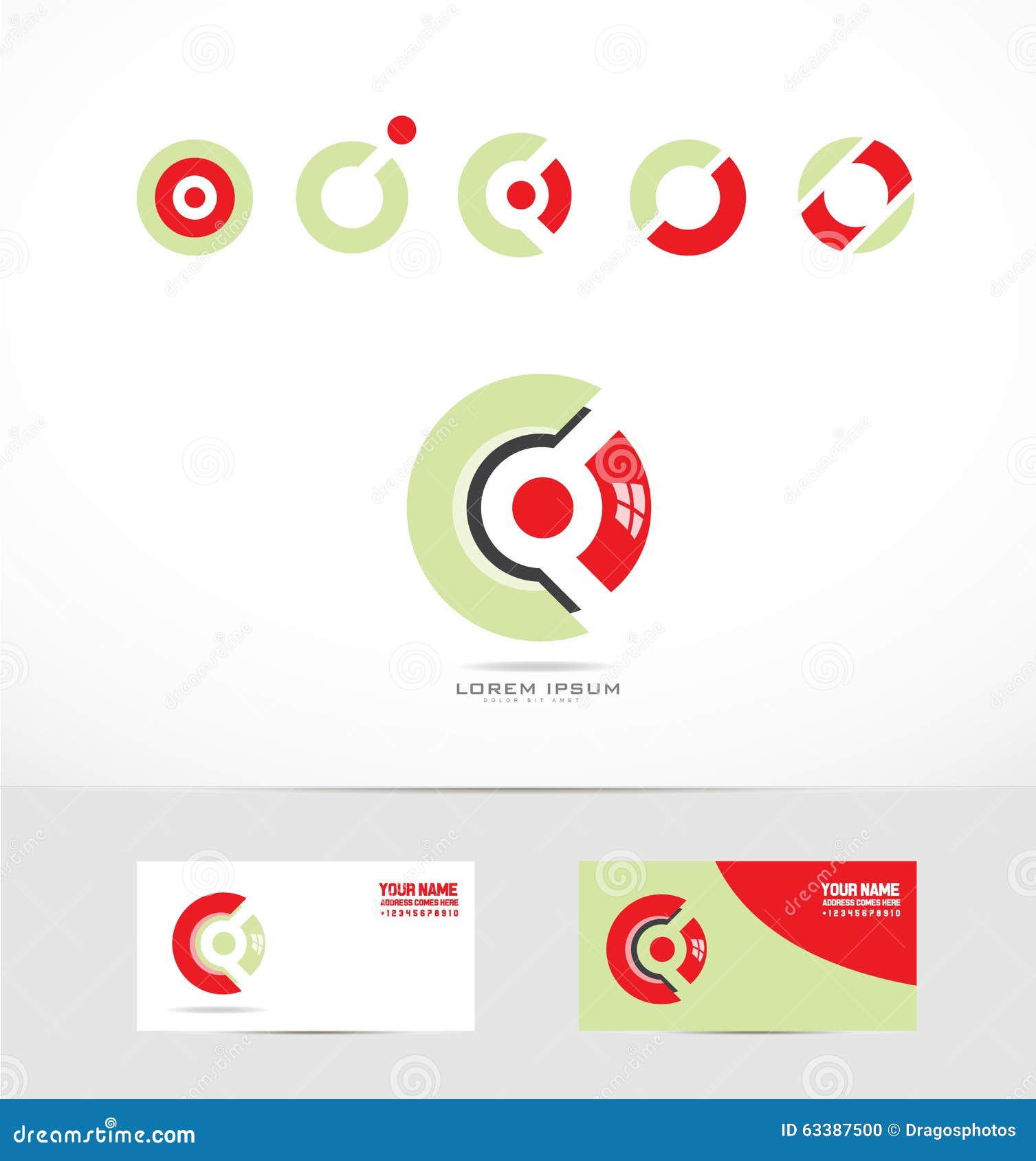 Corporate circle logo stock vector. Illustration of icon - 63387500