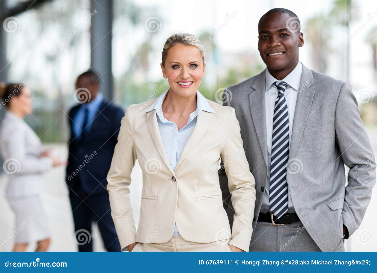 Corporate co-workers stock image. Image of businesswoman - 67639111