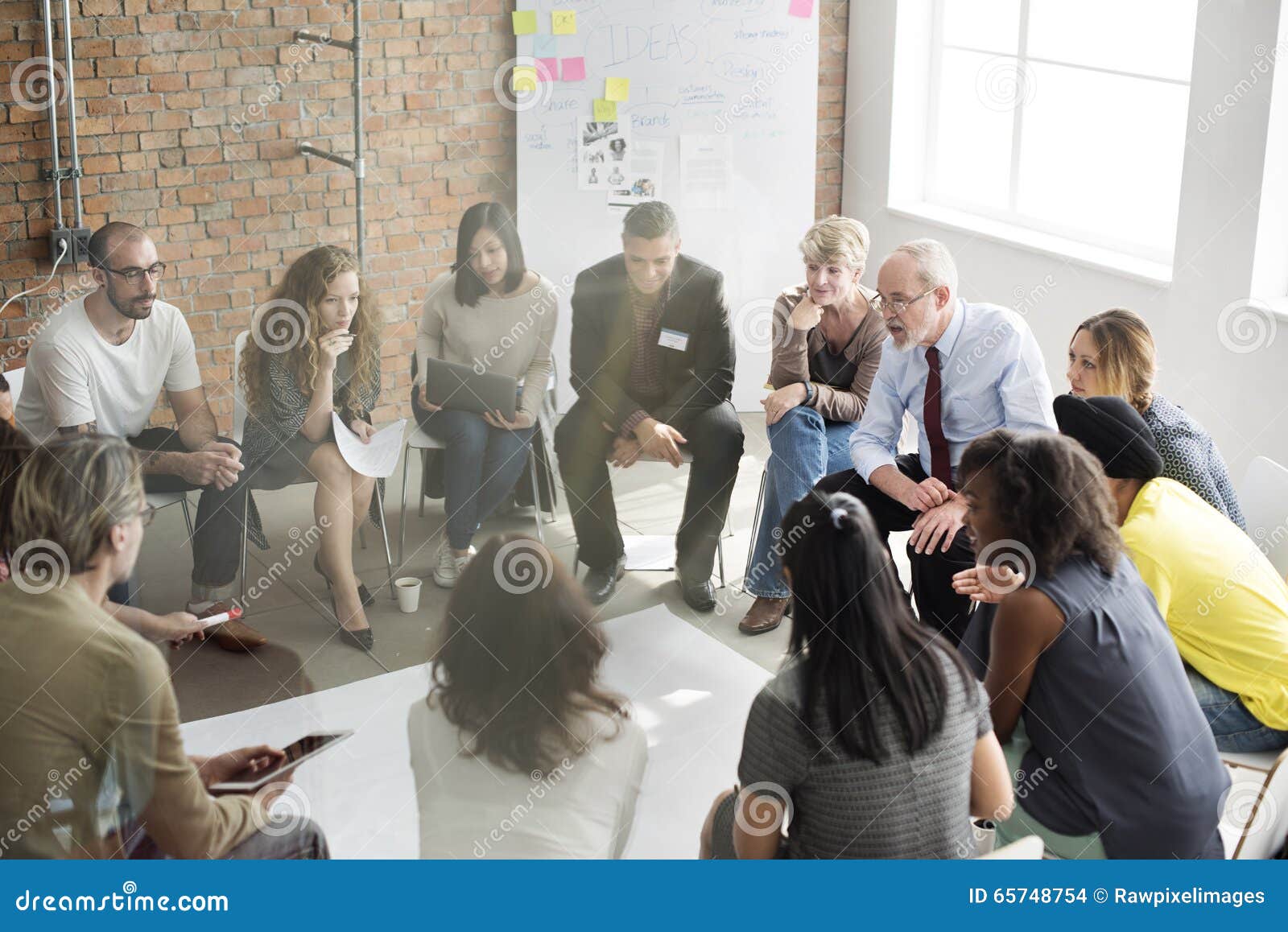 Corporate Communication Business Sharing Support Concept Stock Photo ...