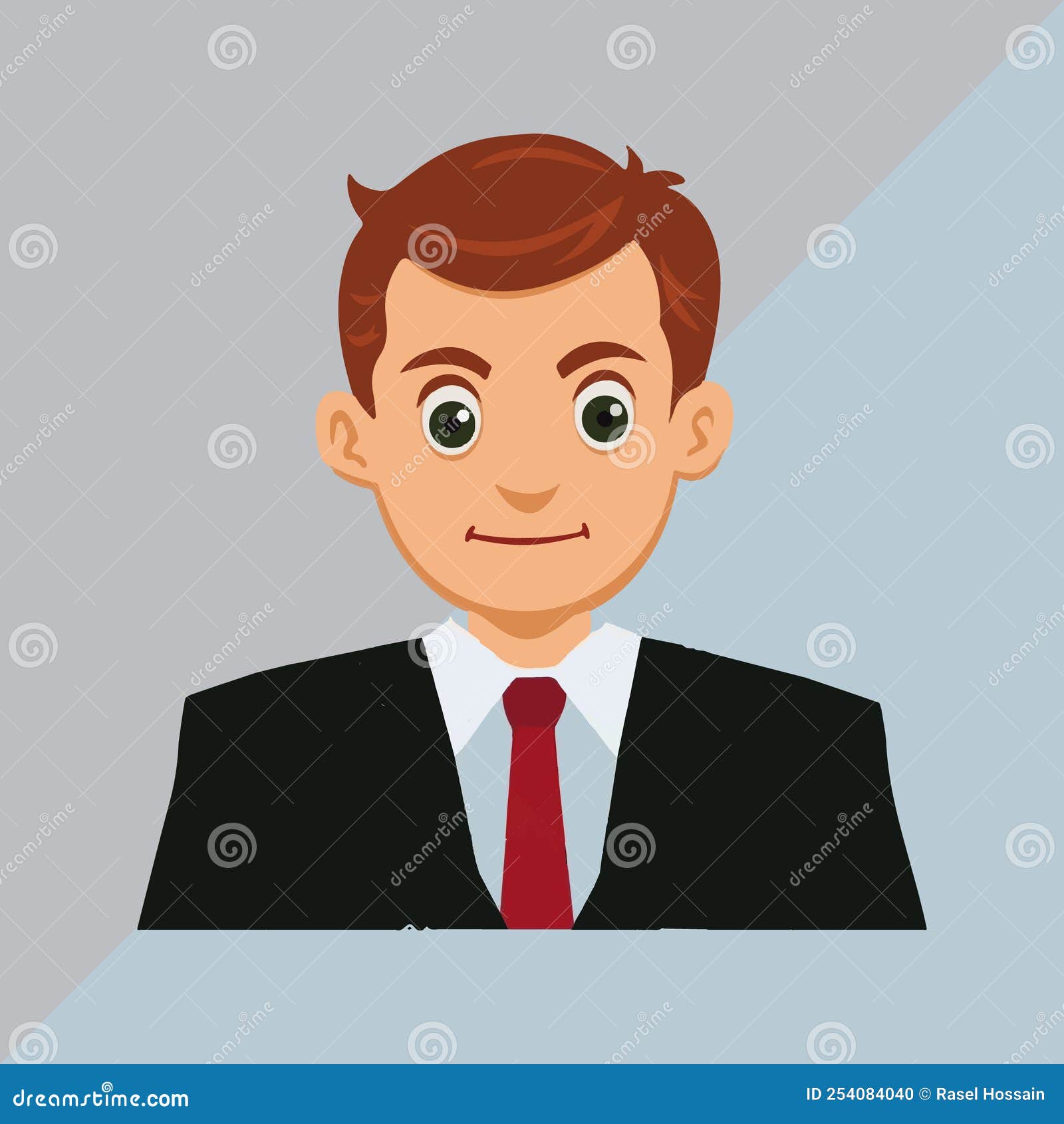 Corporate Creative Cartoon with Illustration Stock Vector ...
