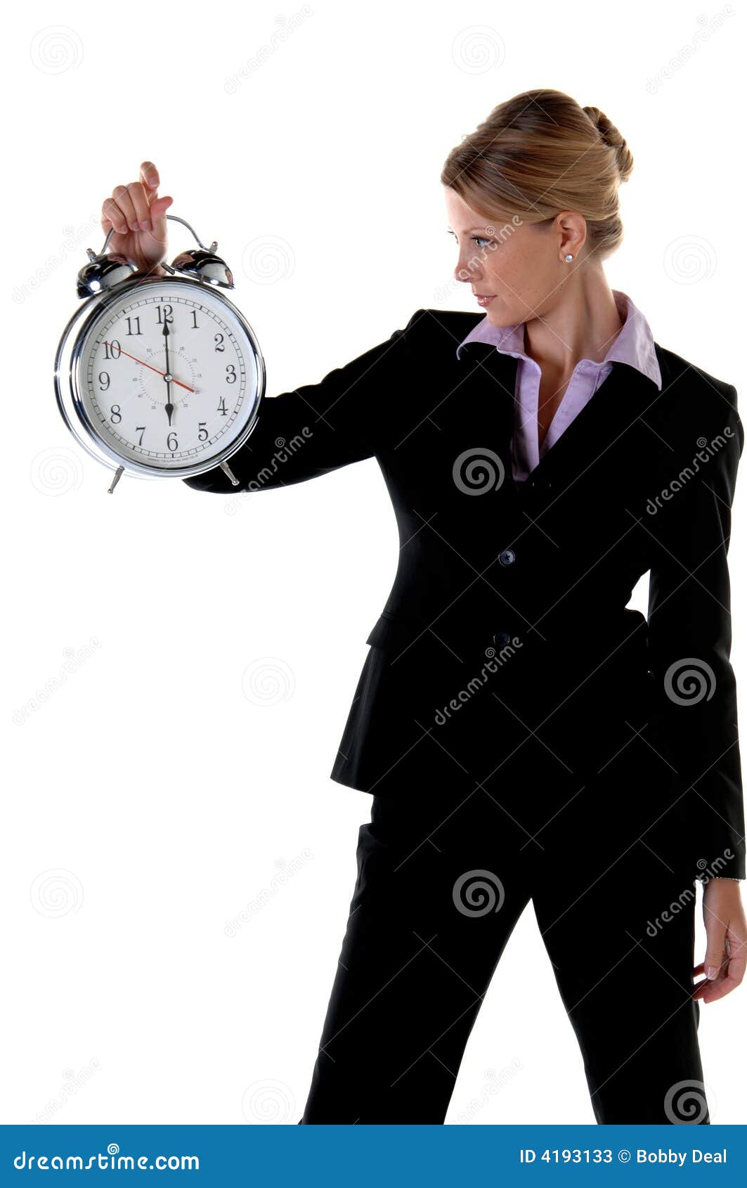 Corporate Crunch Time stock image. Image of isolated, suit - 4193133