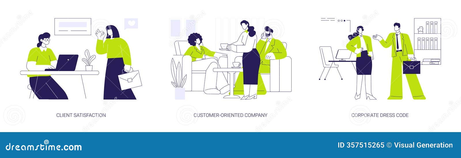 Corporate Culture Abstract Concept Vector Illustrations. Stock Vector ...