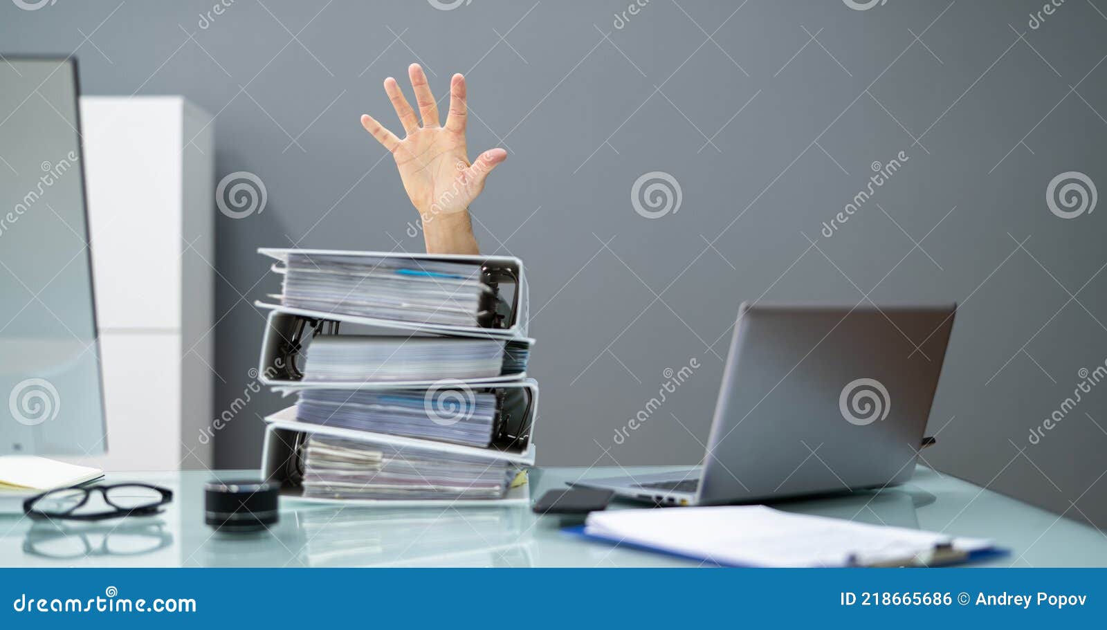 Corporate Desk Document Overload Stock Photo - Image of hand, banner ...