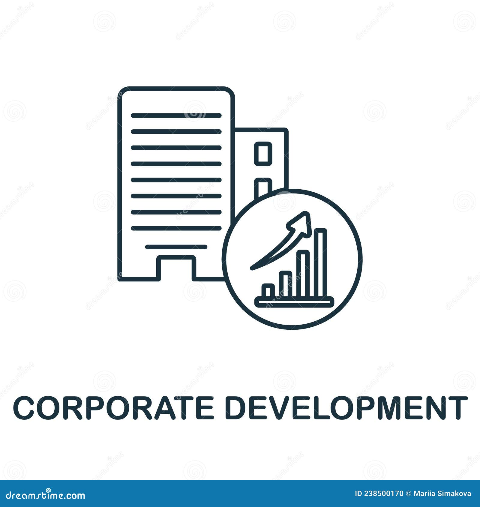 Corporate Development Icon. Line Element from Corporate Development ...