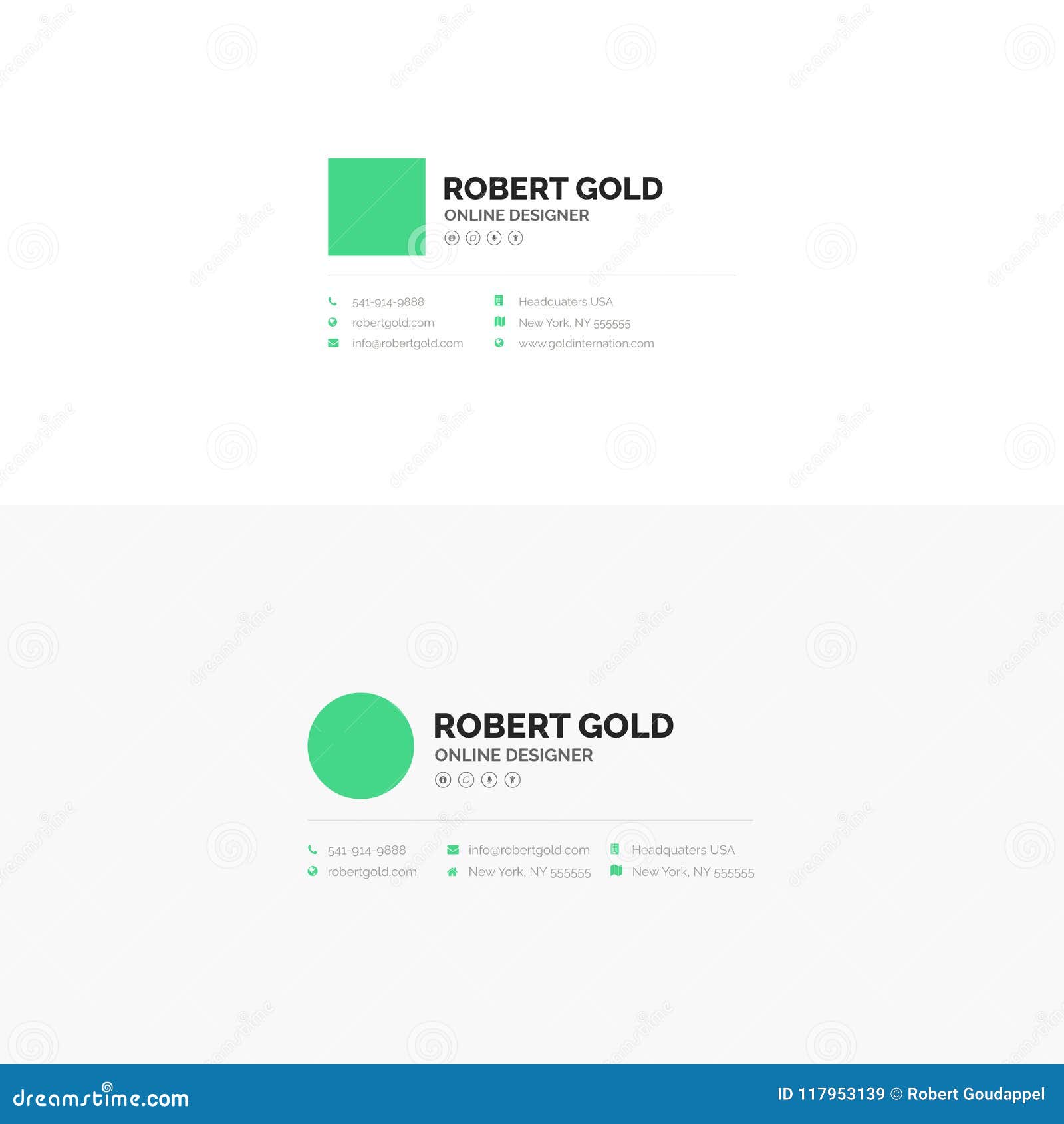 Corporate Email Signature Cartoon Vector | CartoonDealer.com #142527949