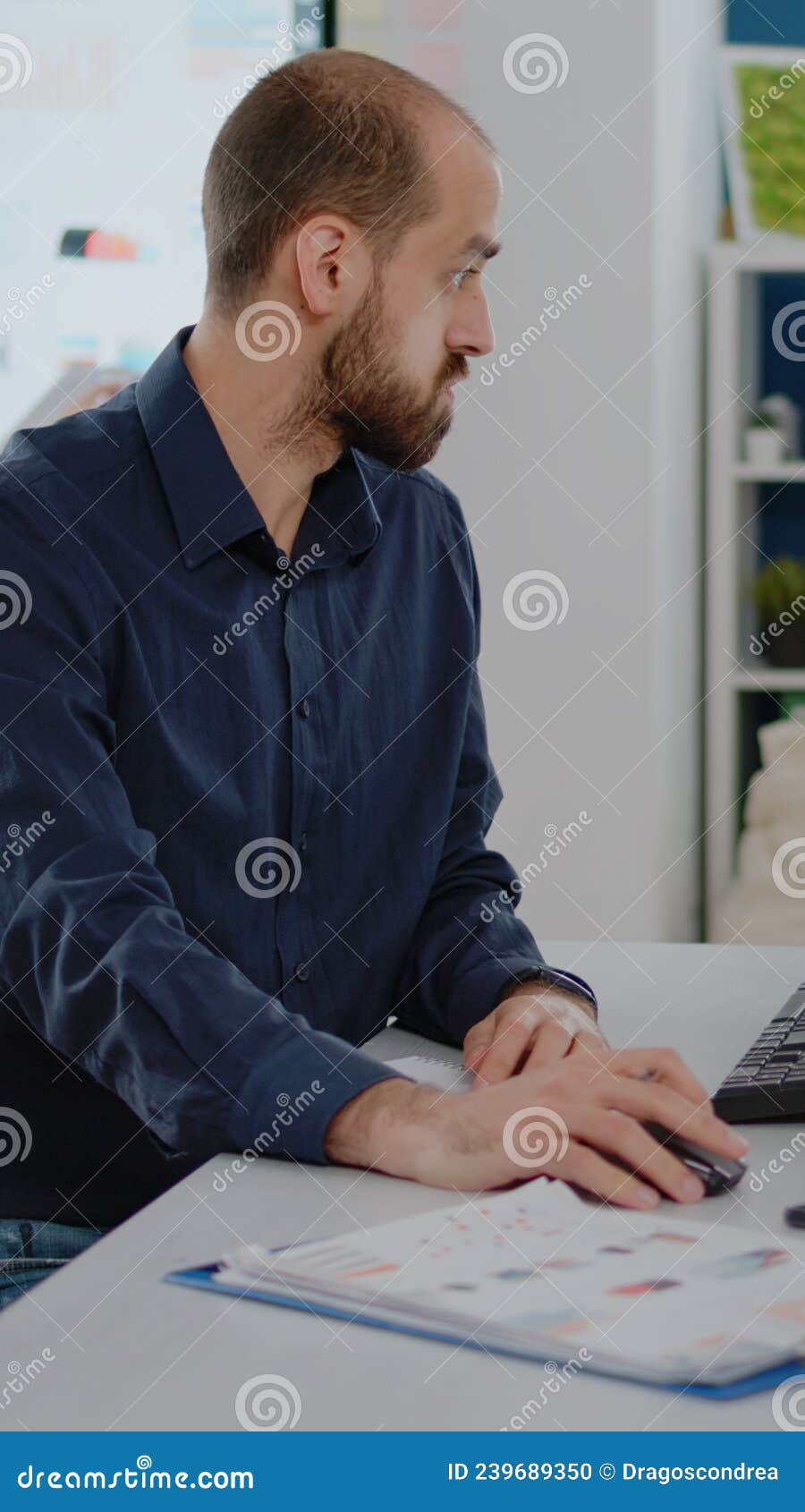 Corporate Employee Taking Notes for Project Planning Stock Photo ...