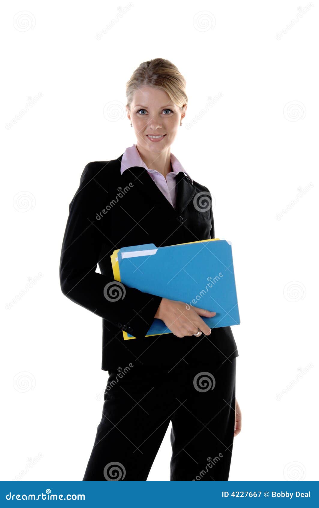 Corporate Executive stock image. Image of folder, businesswoman - 4227667