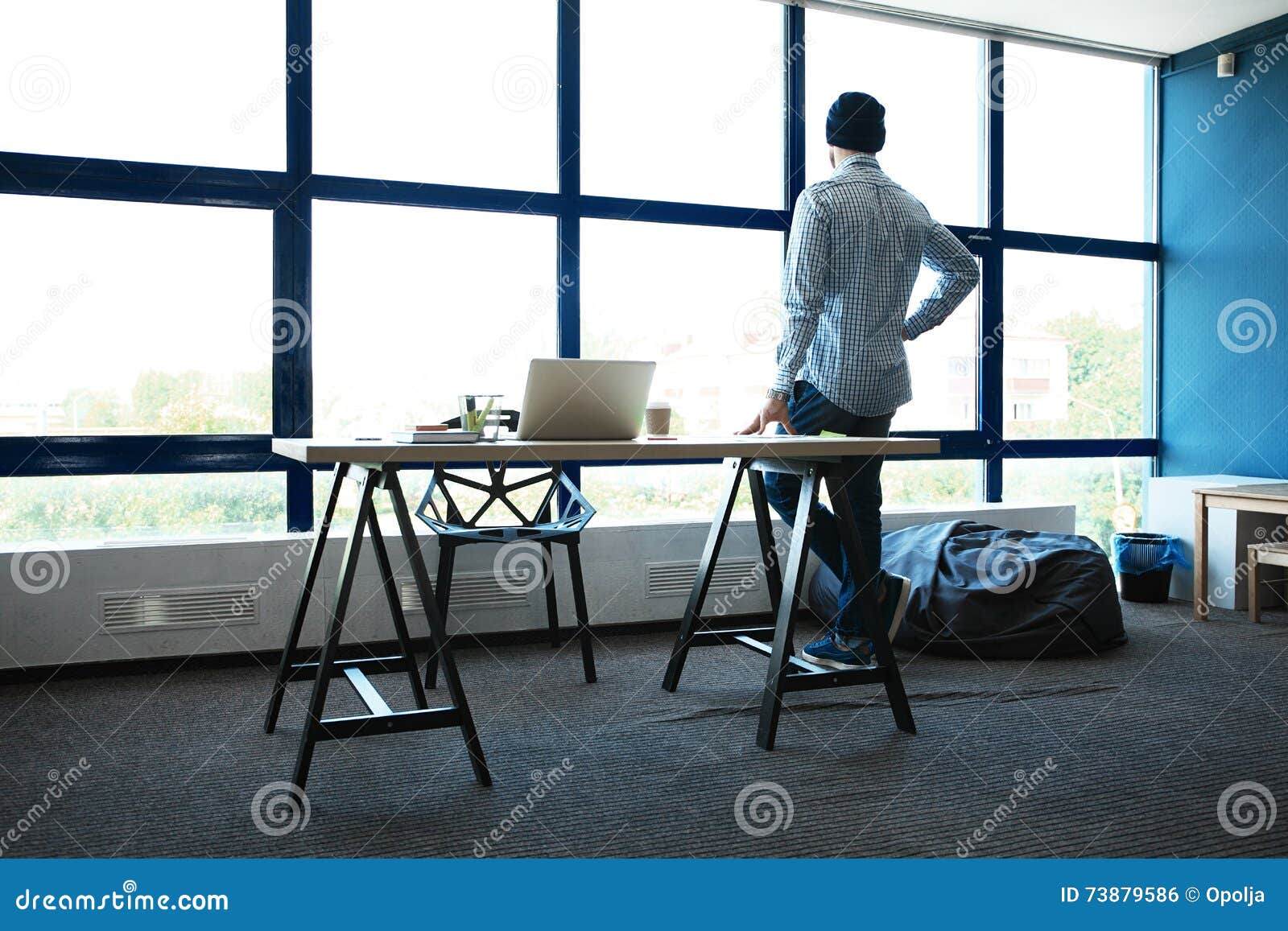 Corporate Executive in Modern Architectural Setting Looking Confidently ...