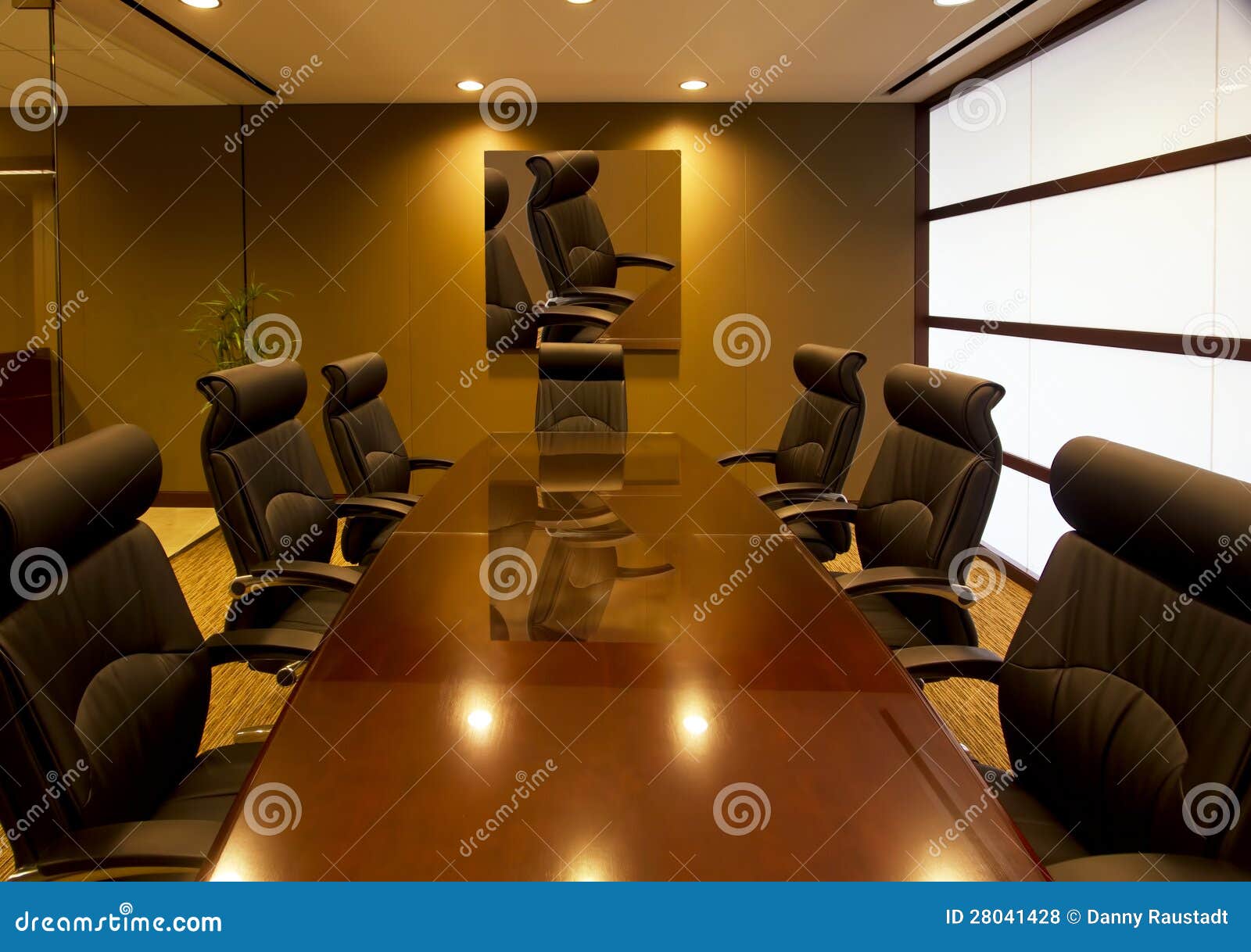 Corporate Executive Office Conference Room Stock Photo - Image of ...