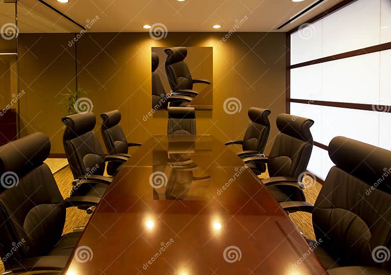 Corporate Executive Office Conference Room Stock Photo - Image of ...