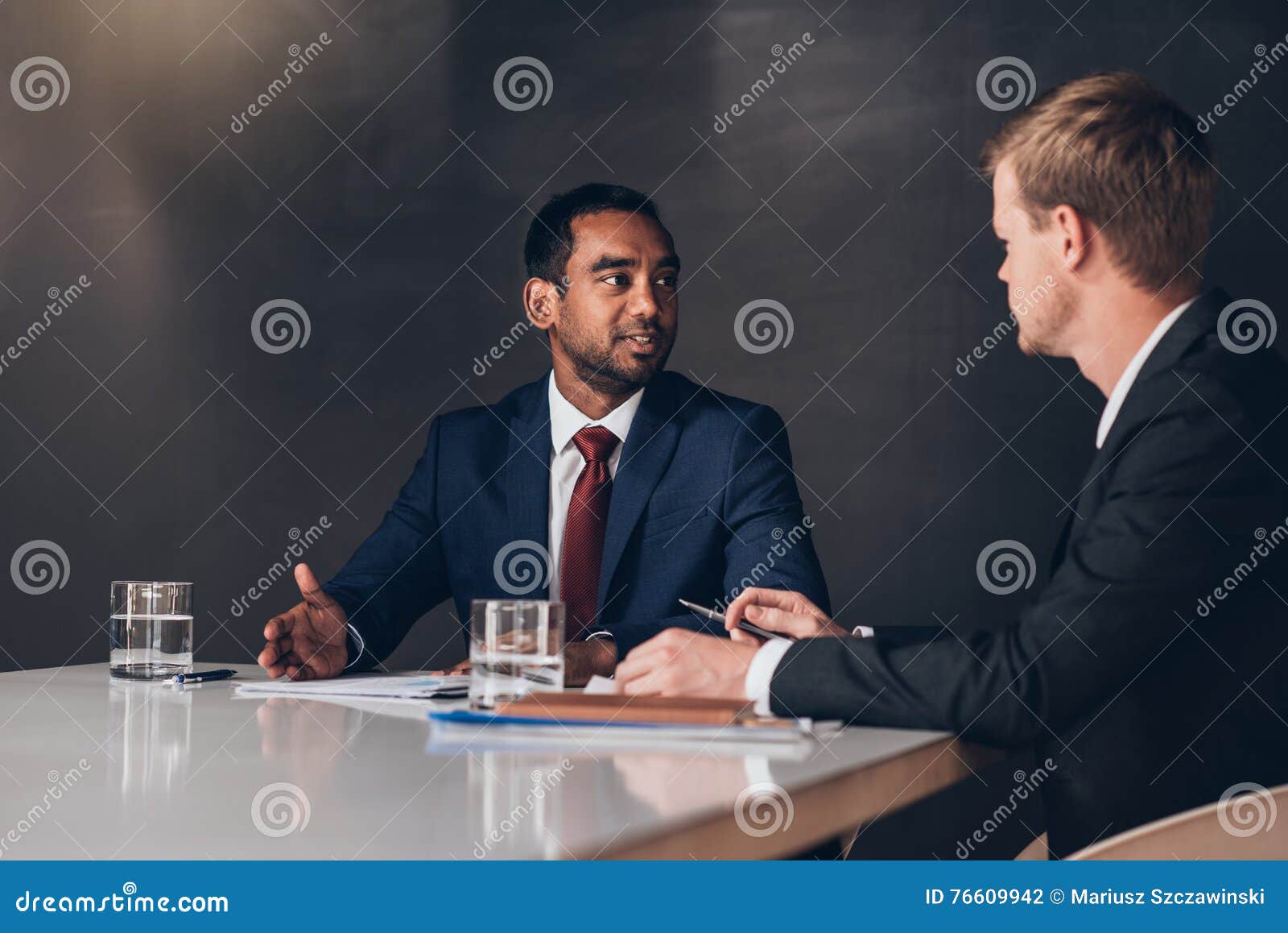 Corporate Executives at Work in the Boardroom Stock Photo - Image of ...