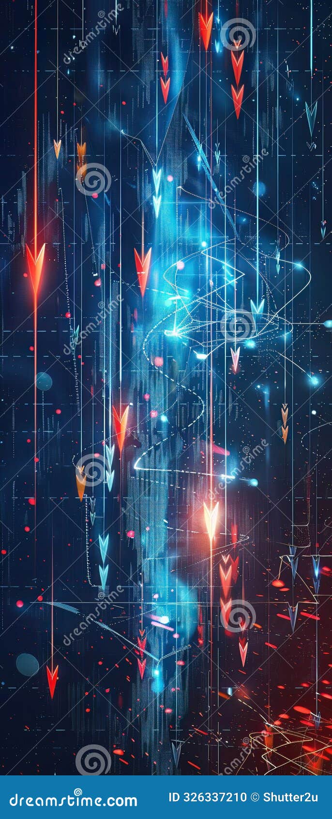 A Corporate Firewall Deflecting A Barrage Of Cyber Threats Visualized ...