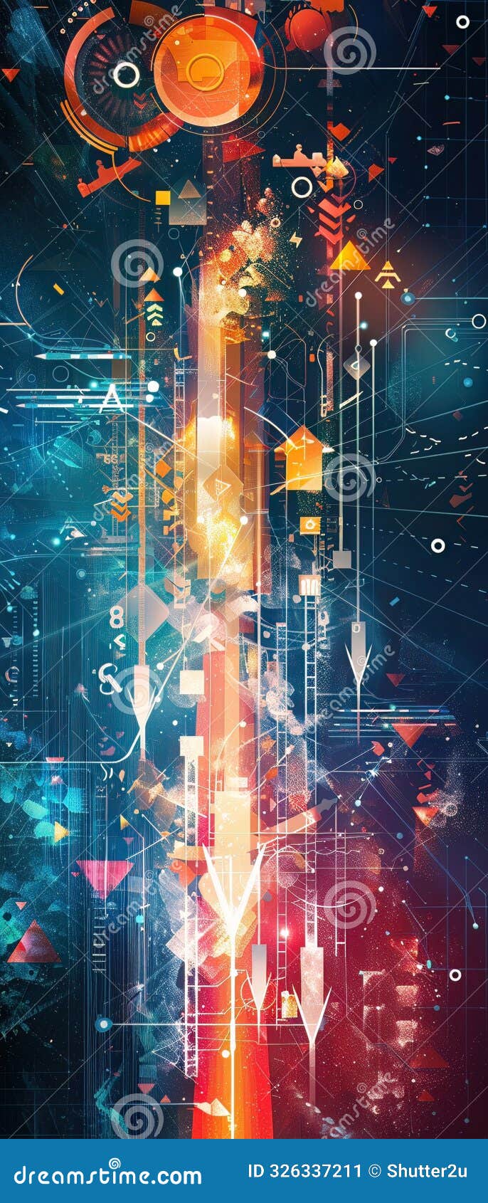 A Corporate Firewall Deflecting A Barrage Of Cyber Threats Visualized ...