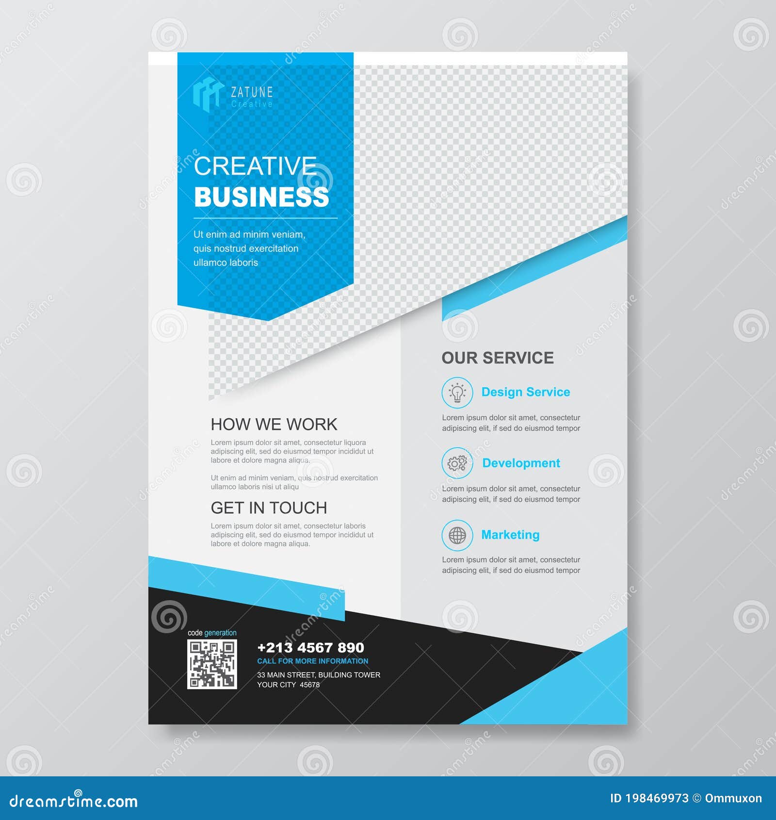 Flyer With A Profile Of A Beautiful Woman On A Pink Background Cartoon ...