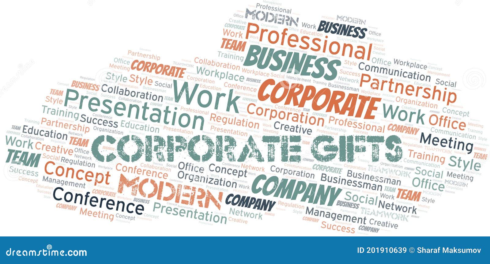 Corporate Ts Vector Word Cloud Made With Text Only Stock