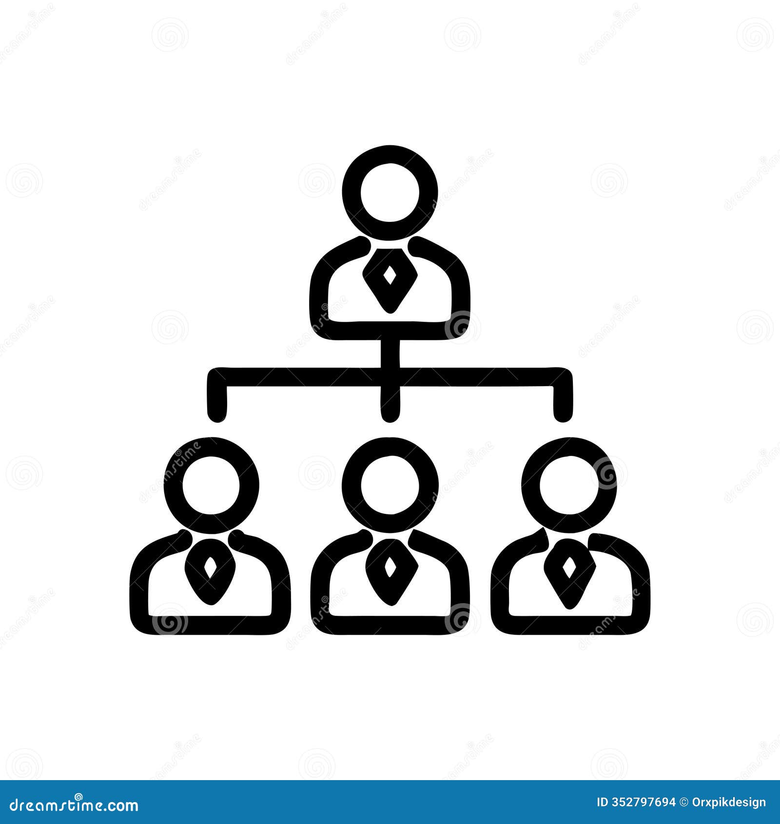Corporate Governance Structure Icon Stock Vector - Illustration of ...