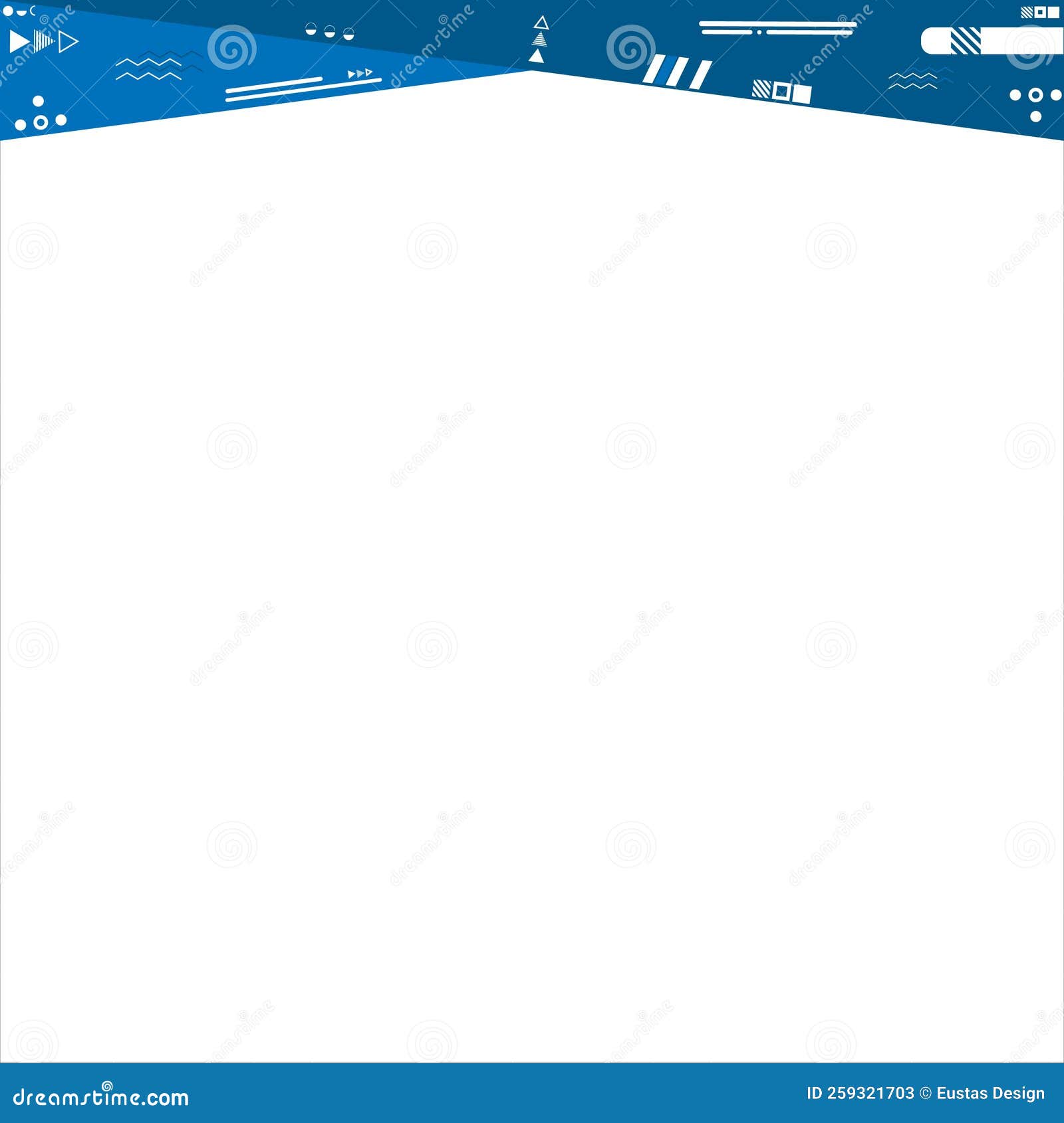 Corporate Header Shape Form Template Stock Vector - Illustration of ...