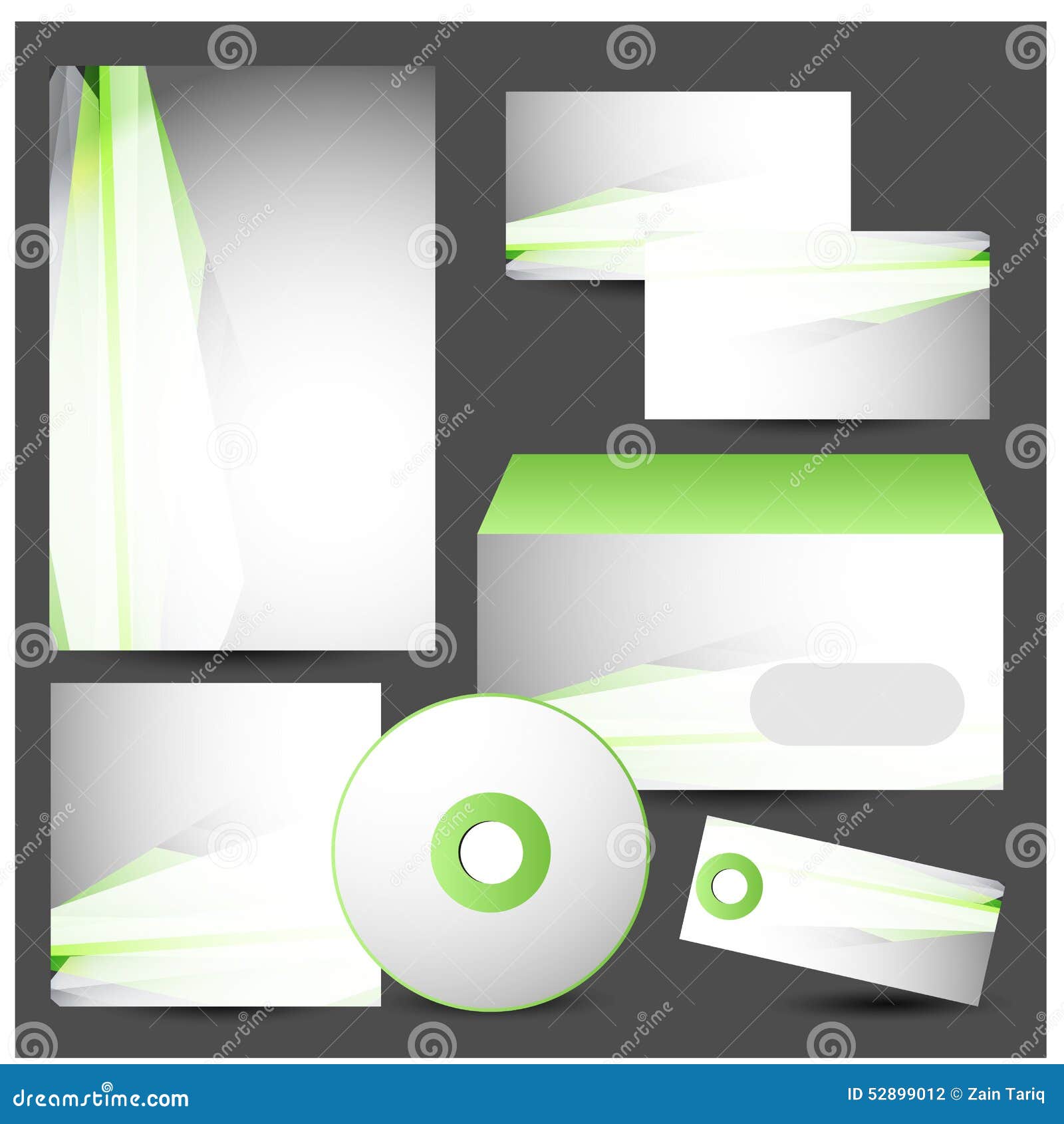 Corporate Identity Business Set Design Stock Vector - Illustration of ...