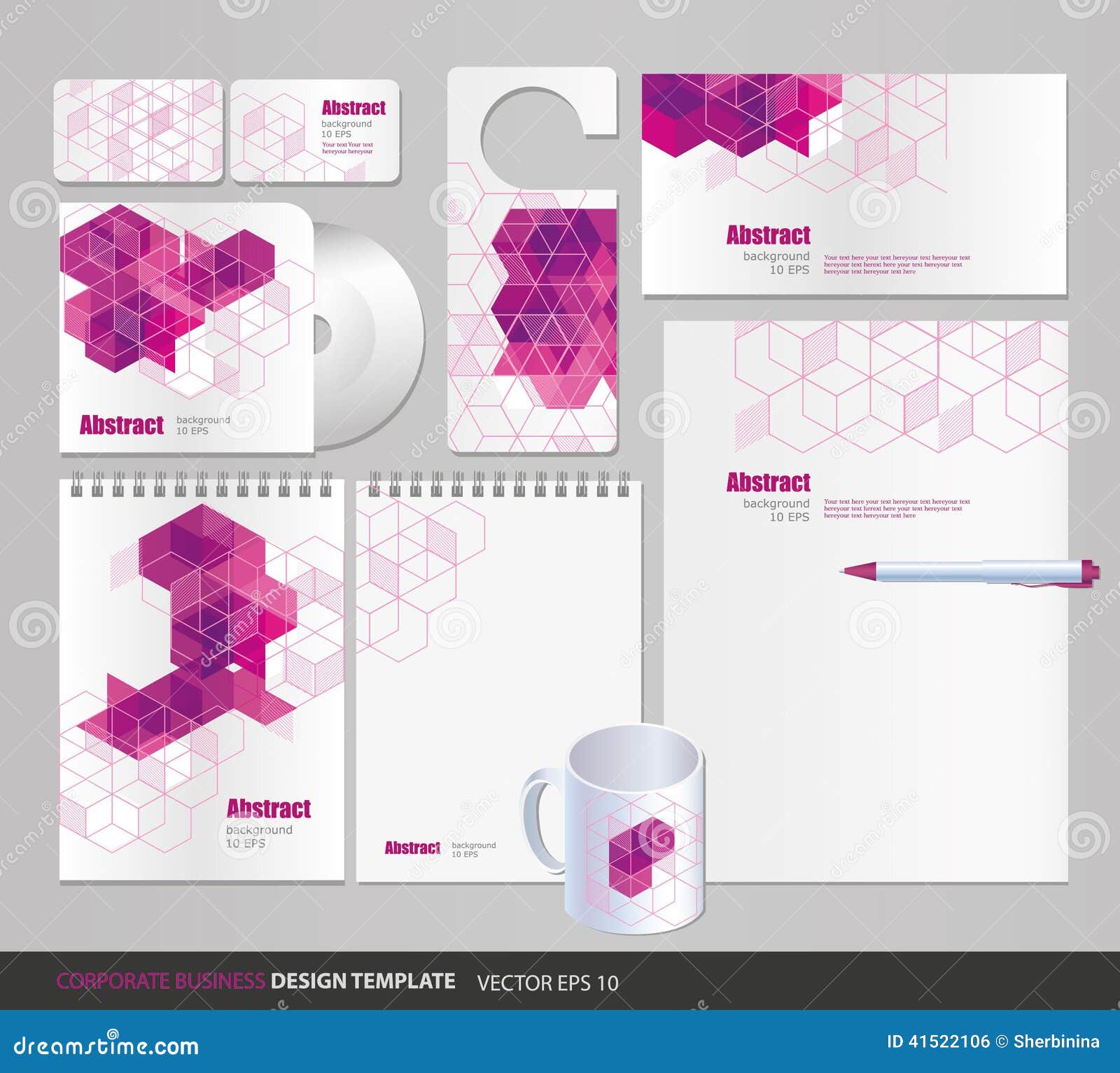 Corporate identity stock vector. Illustration of digital - 41522106