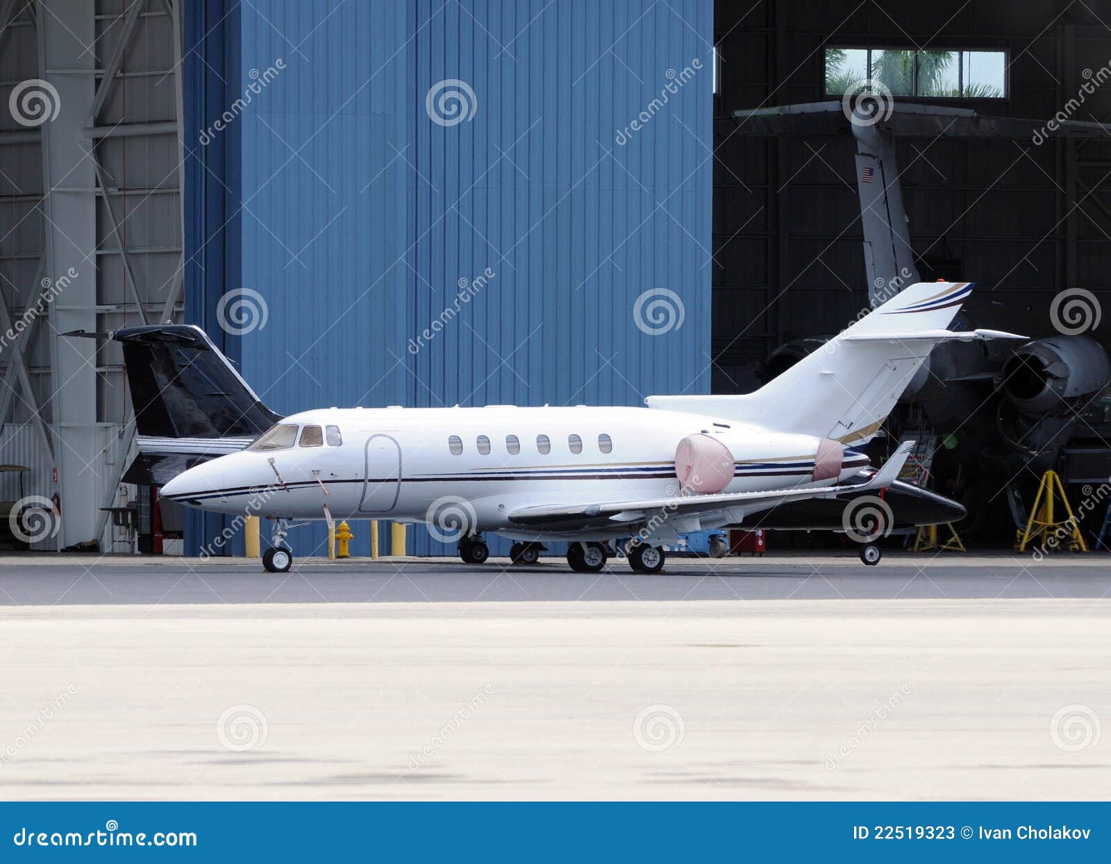 Corporate jet stock image. Image of transport, aviation - 22519323