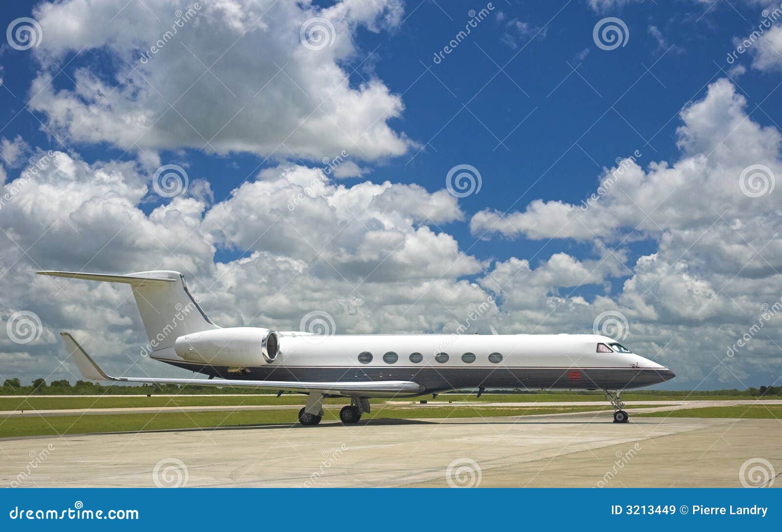 Corporate Jet stock image. Image of saturated, plane ...
