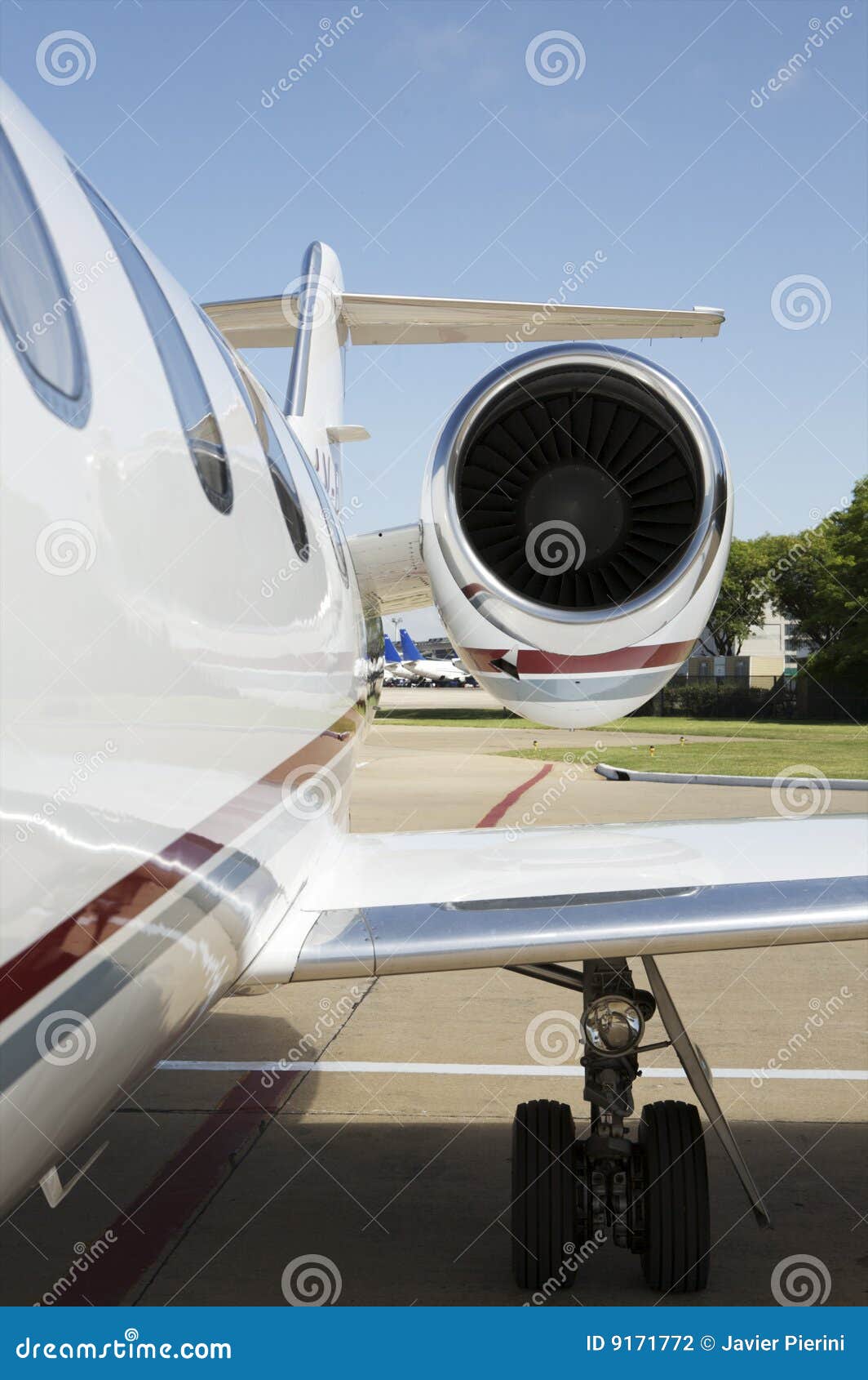 Corporate Jet Engine stock photo. Image of wealth, luxury - 9171772