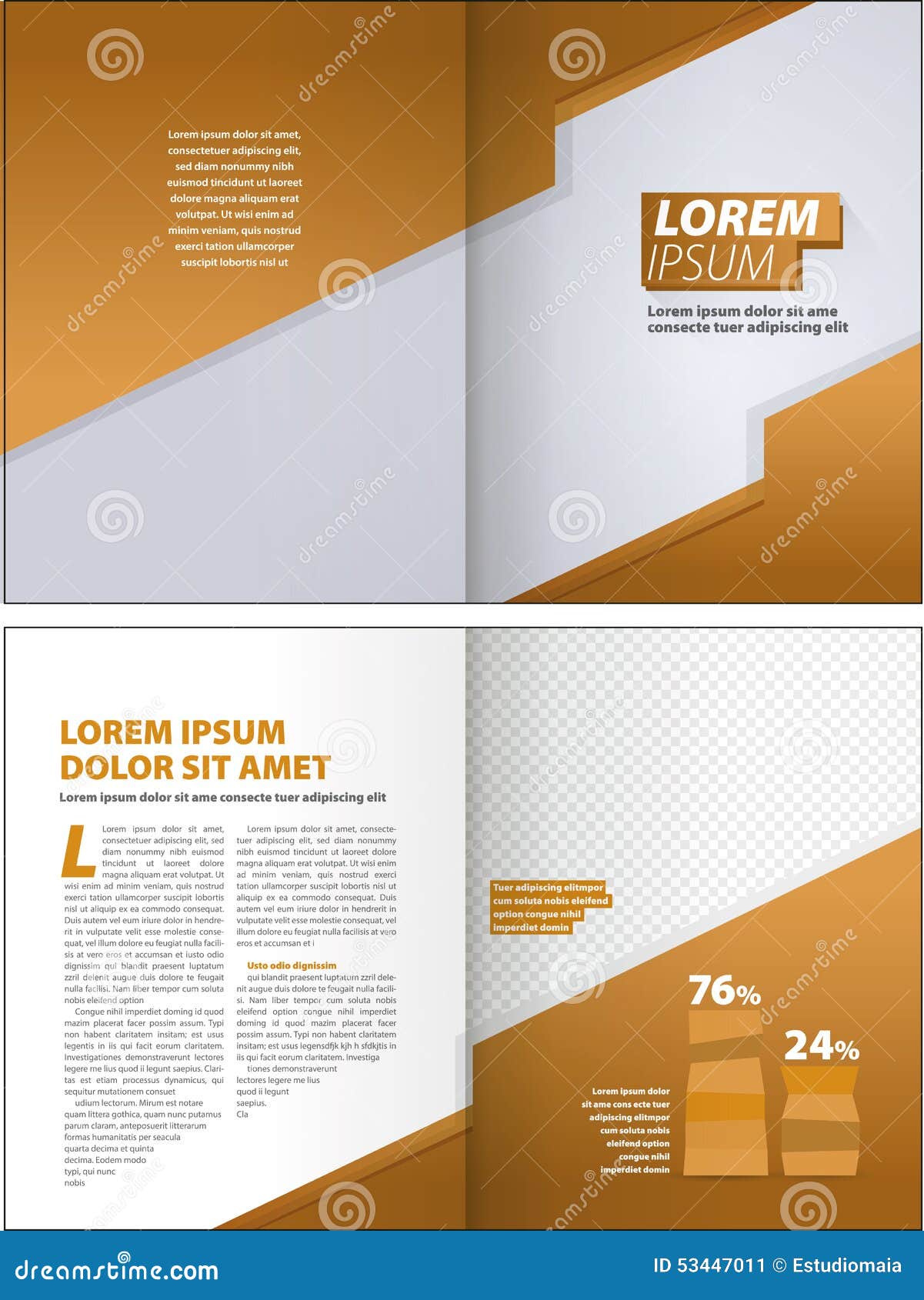 Corporate layout template stock vector. Illustration of graphic - 53447011