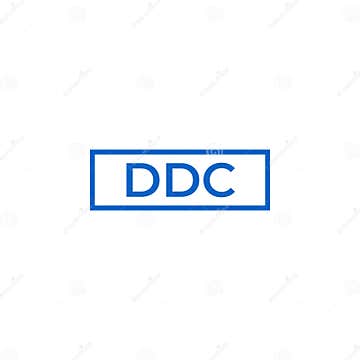 Corporate Letter DDC in Rectangle Monogram Logo Design Vector Stock ...
