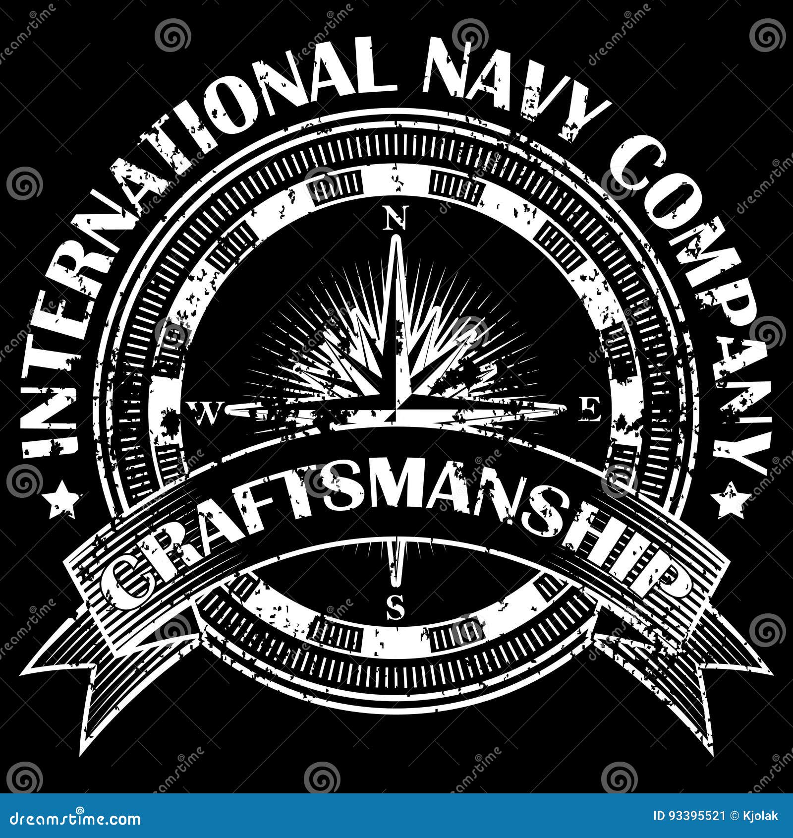 Corporate Logo with Compass. Stock Vector - Illustration of north ...