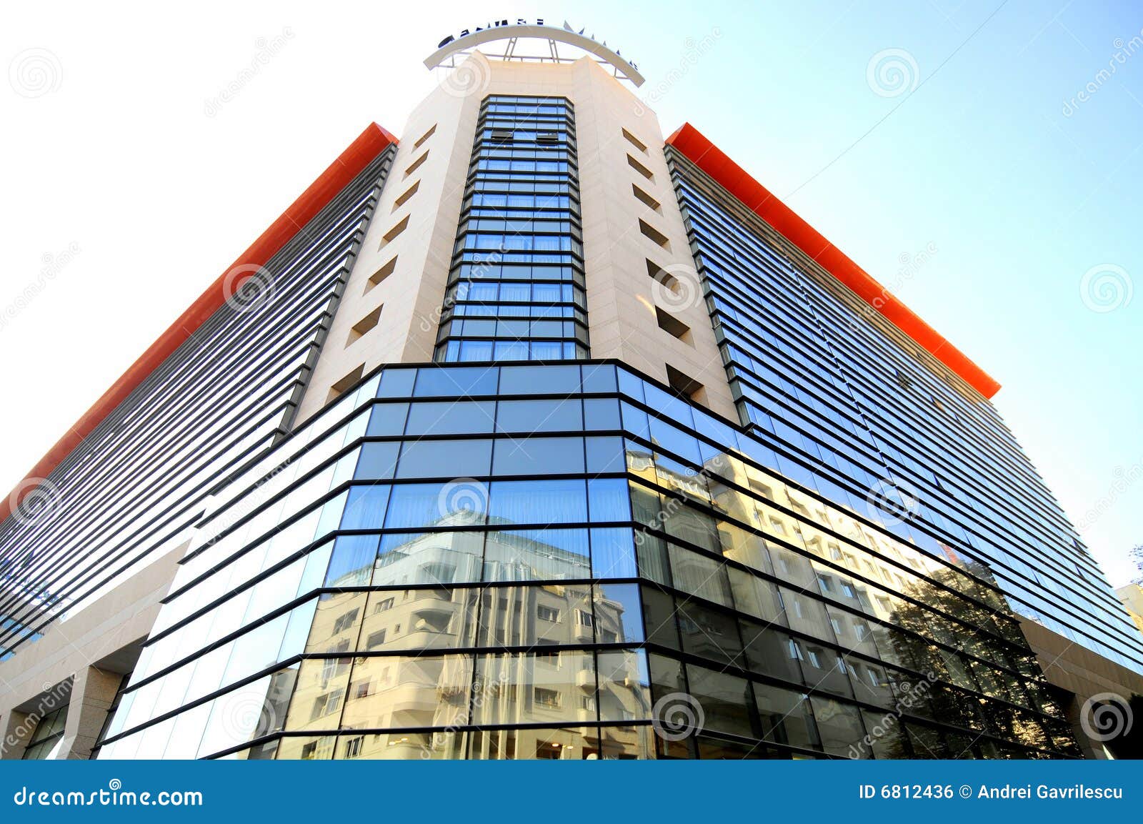 Corporate mirrors stock photo. Image of cityscape, blue - 6812436