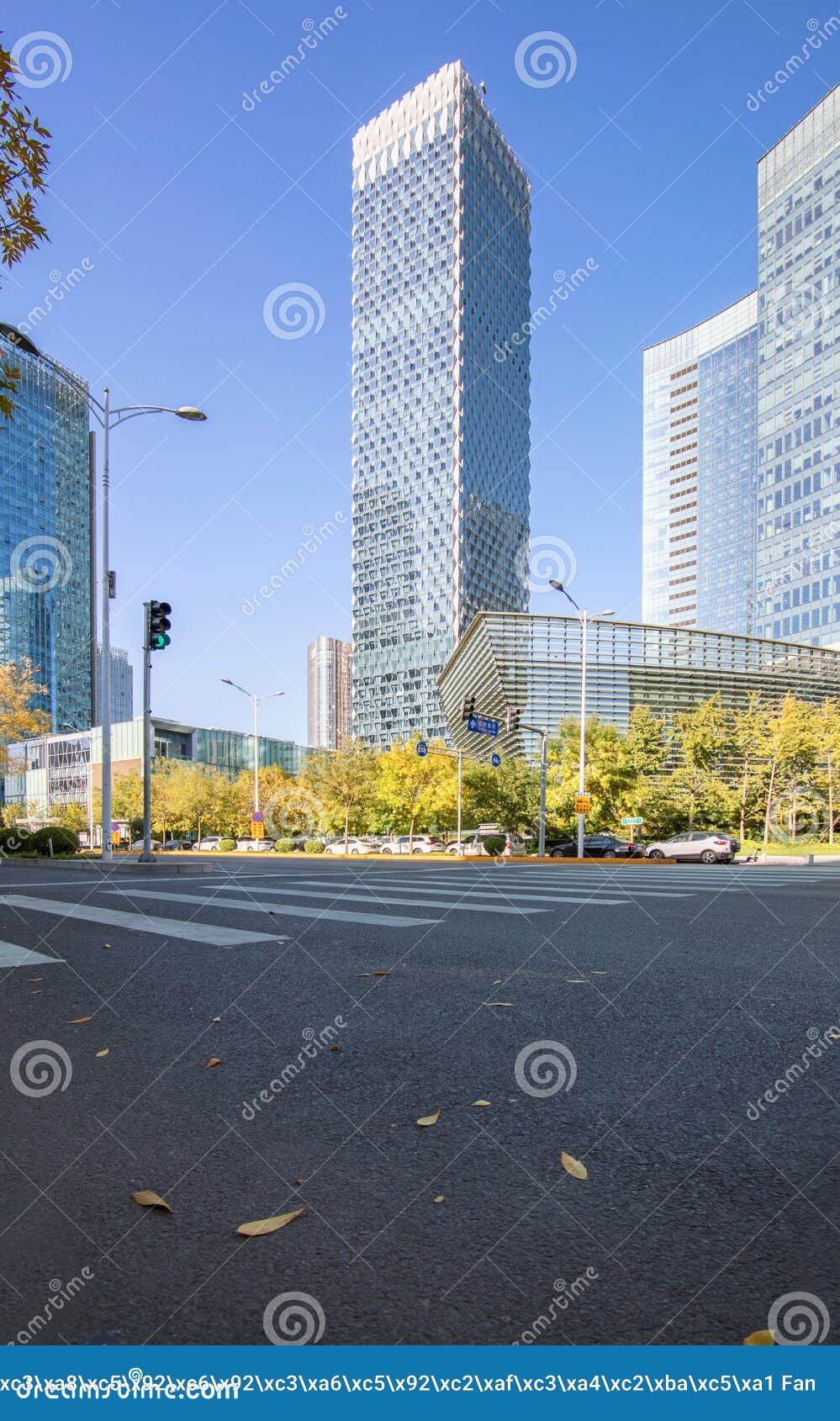 Corporate Office Building in Wangjing Area, Beijing Stock Image - Image ...
