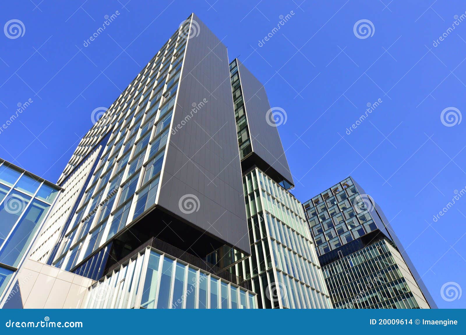 Corporate Office Twin Buildings Stock Photo - Image of bright, centre ...