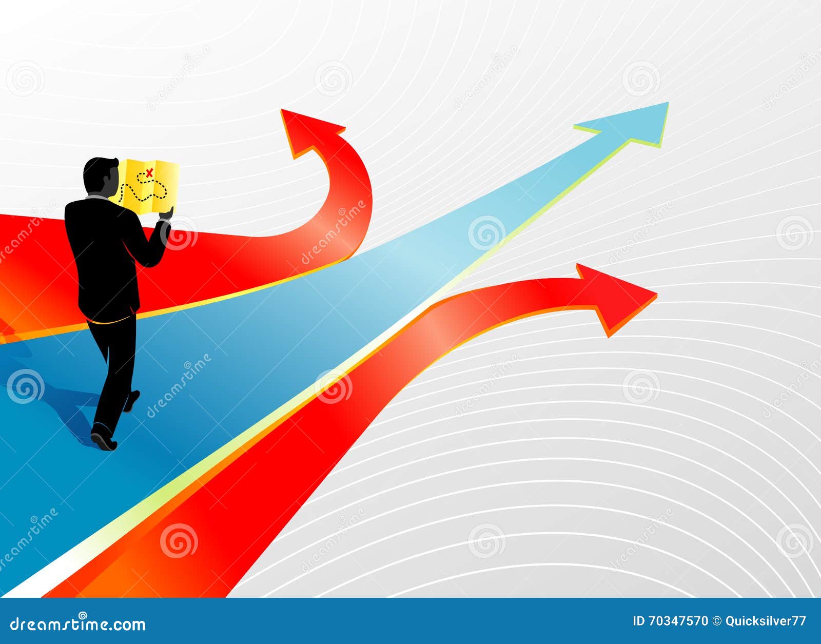 Corporate Path stock vector. Illustration of composition - 70347570