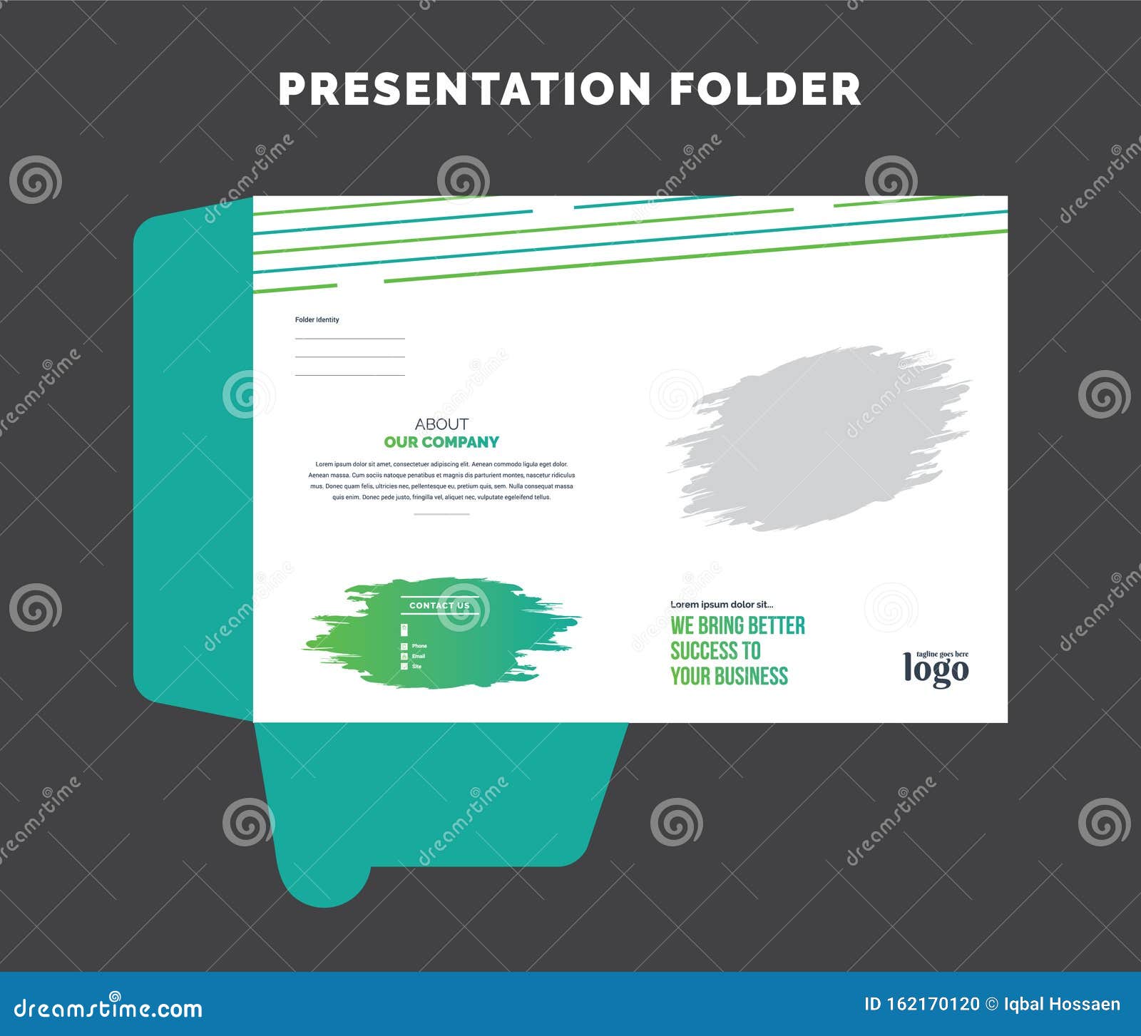 Corporate Presentation Folder Template, Business Cover Design Stock ... Corporate Presentation Folder Template, Business Cover Design Stock ...