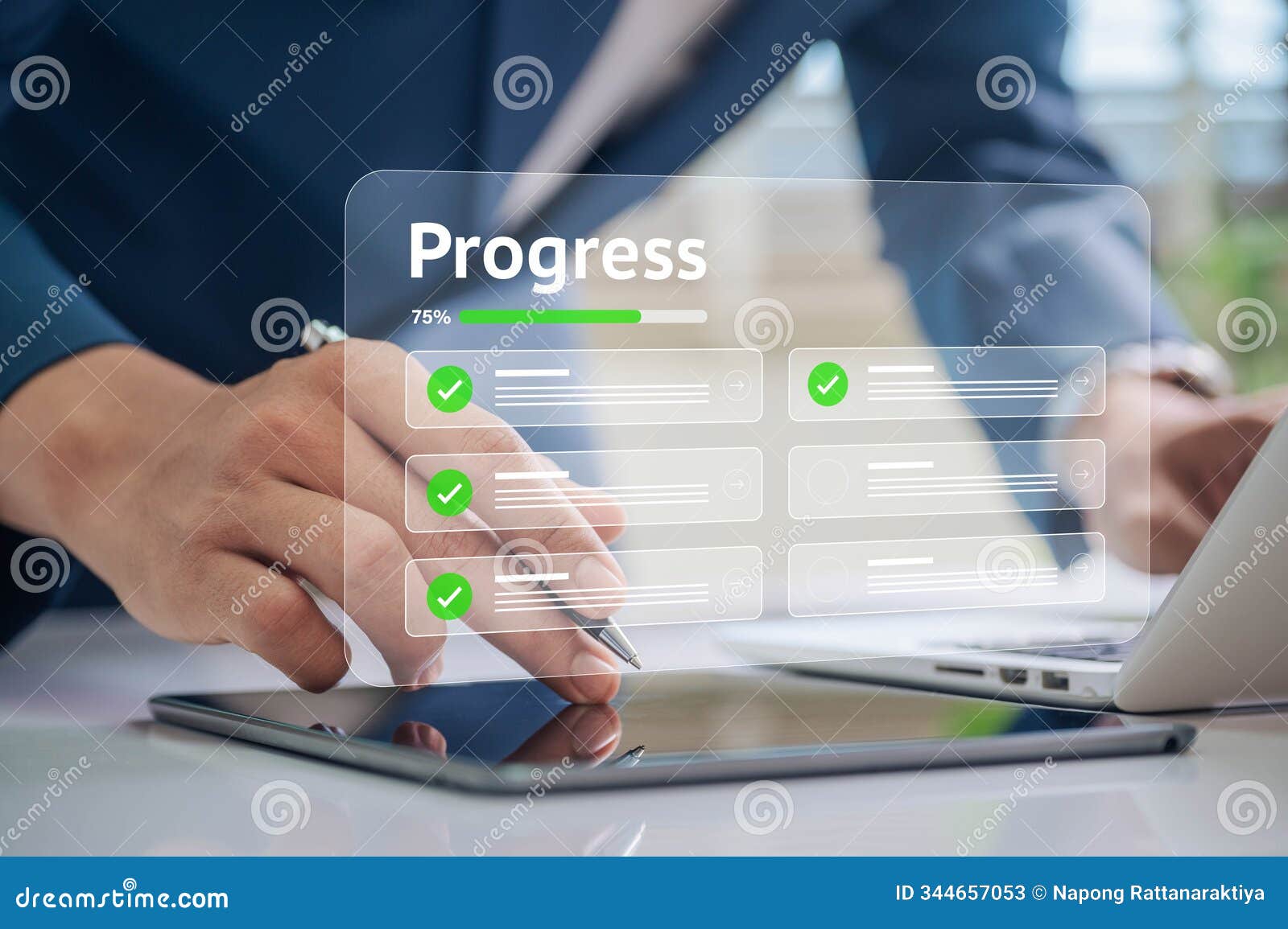 Check-in Web Interface Button Clicked With Mouse Cursor, Orange Color ...