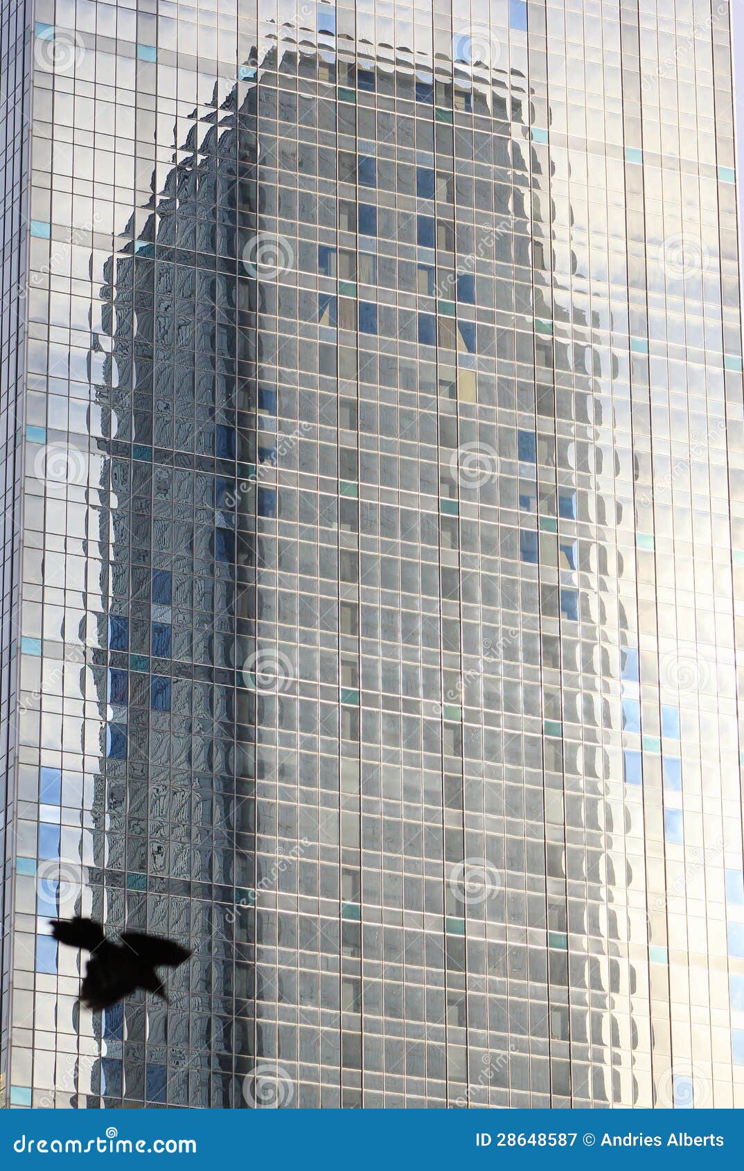 Corporate Reflection and Mirror - Texas Stock Image - Image of concrete ...