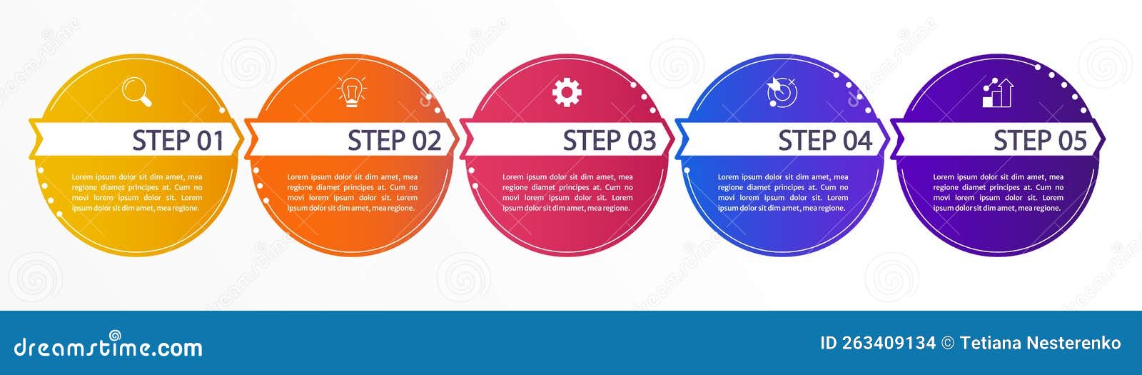 Corporate Research Project Infographic Chart Design Template Stock ...