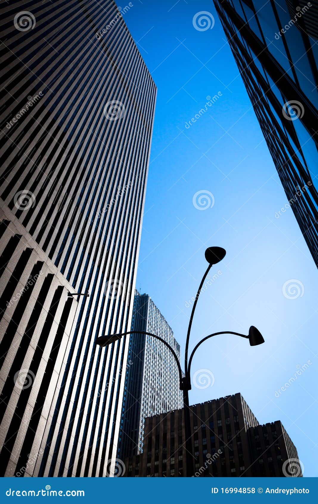 Corporate Skyscrapers stock photo. Image of manhattan - 16994858