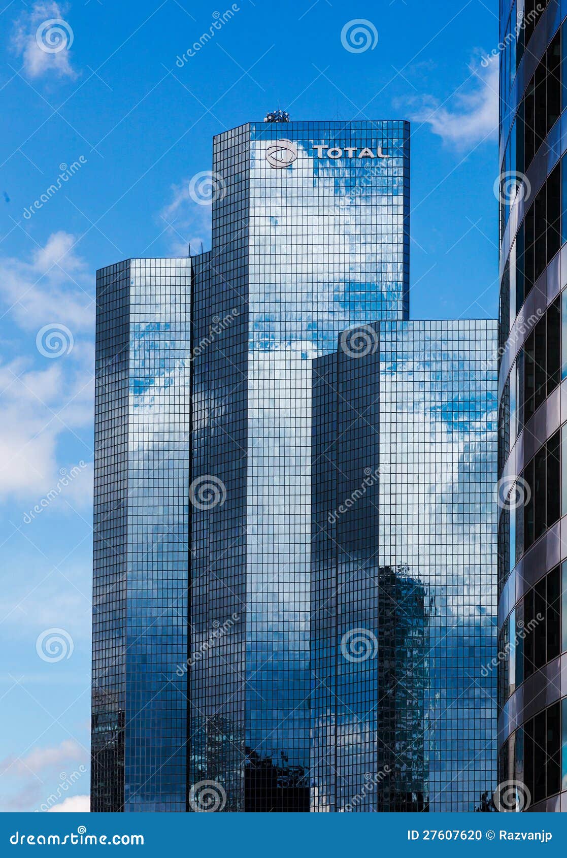 Corporate Skyscrapers editorial image. Image of clouds - 27607620