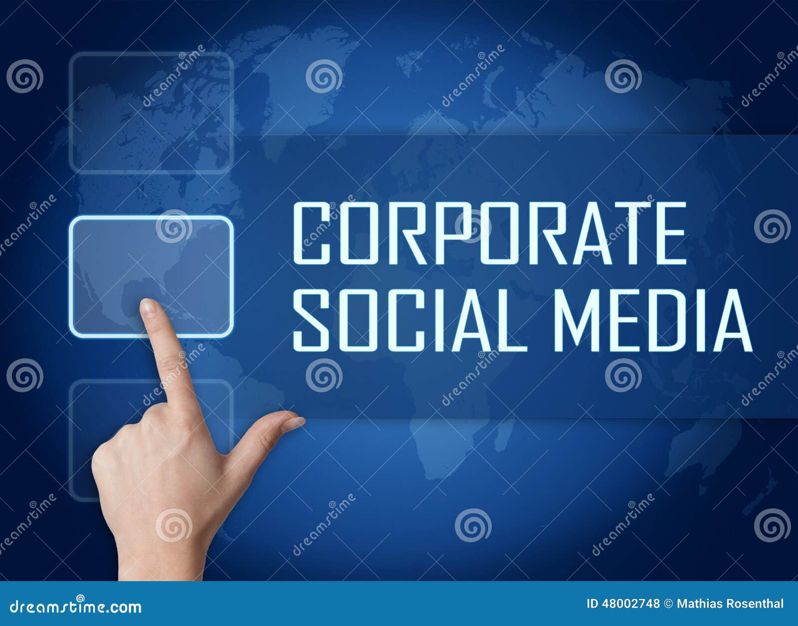 Corporate Social Media stock illustration. Illustration of messaging ...