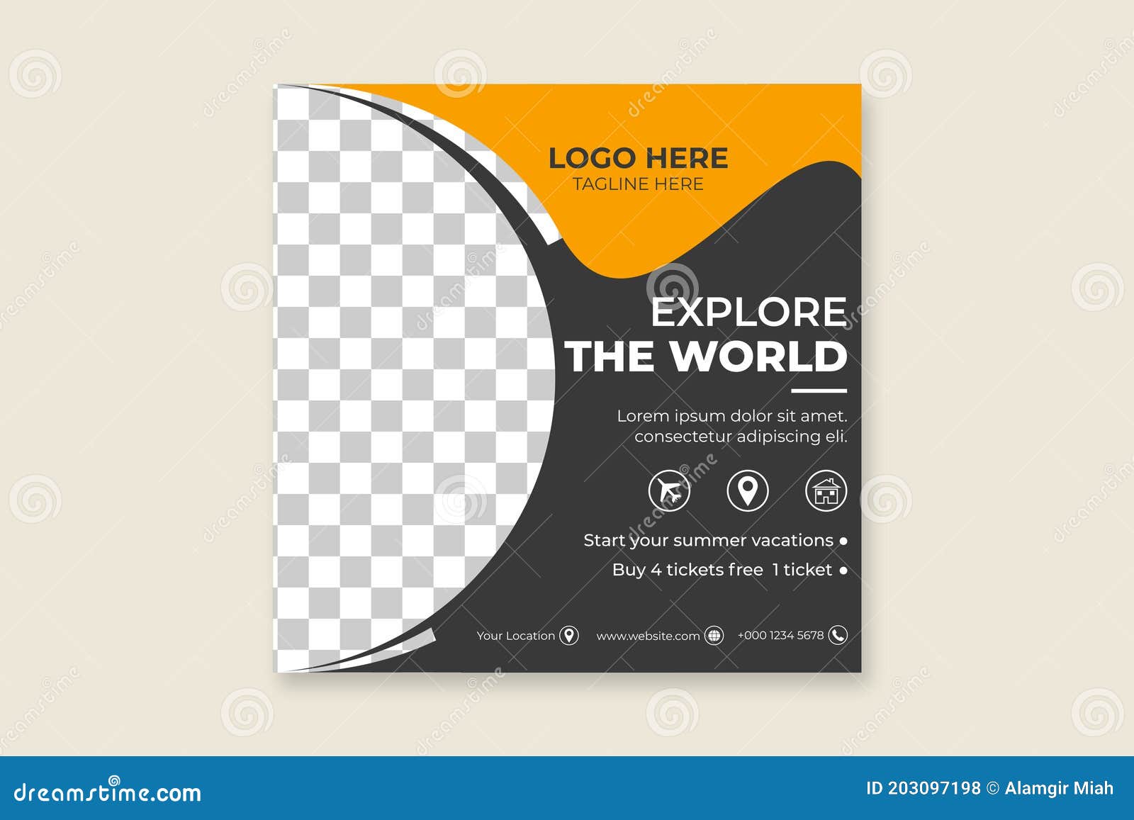 Corporate Social Media Post Template, Modern and Social Media Design ...