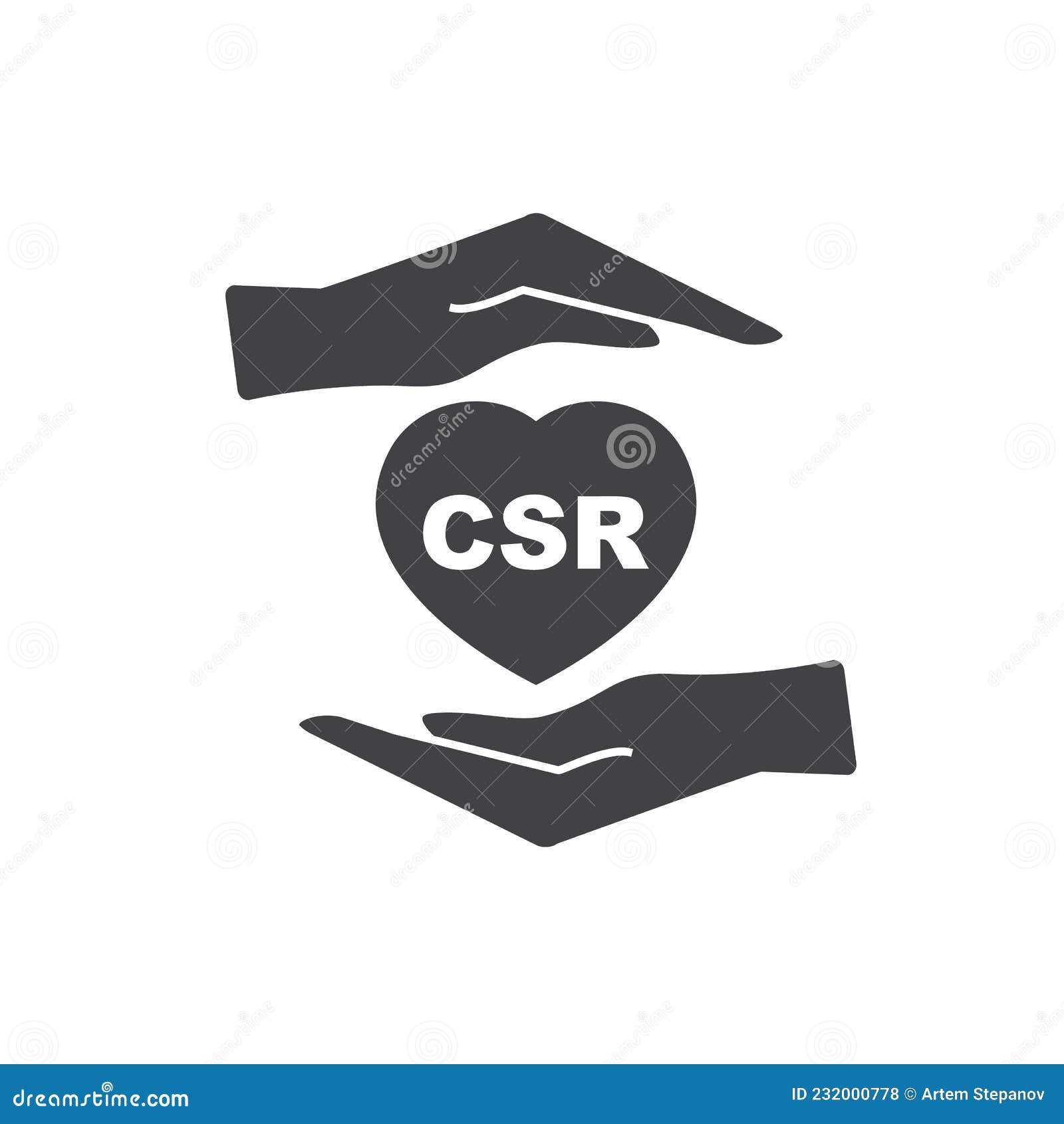 Corporate Social Responsibility, CSR Symbol, Sign, Concept Stock Vector ...