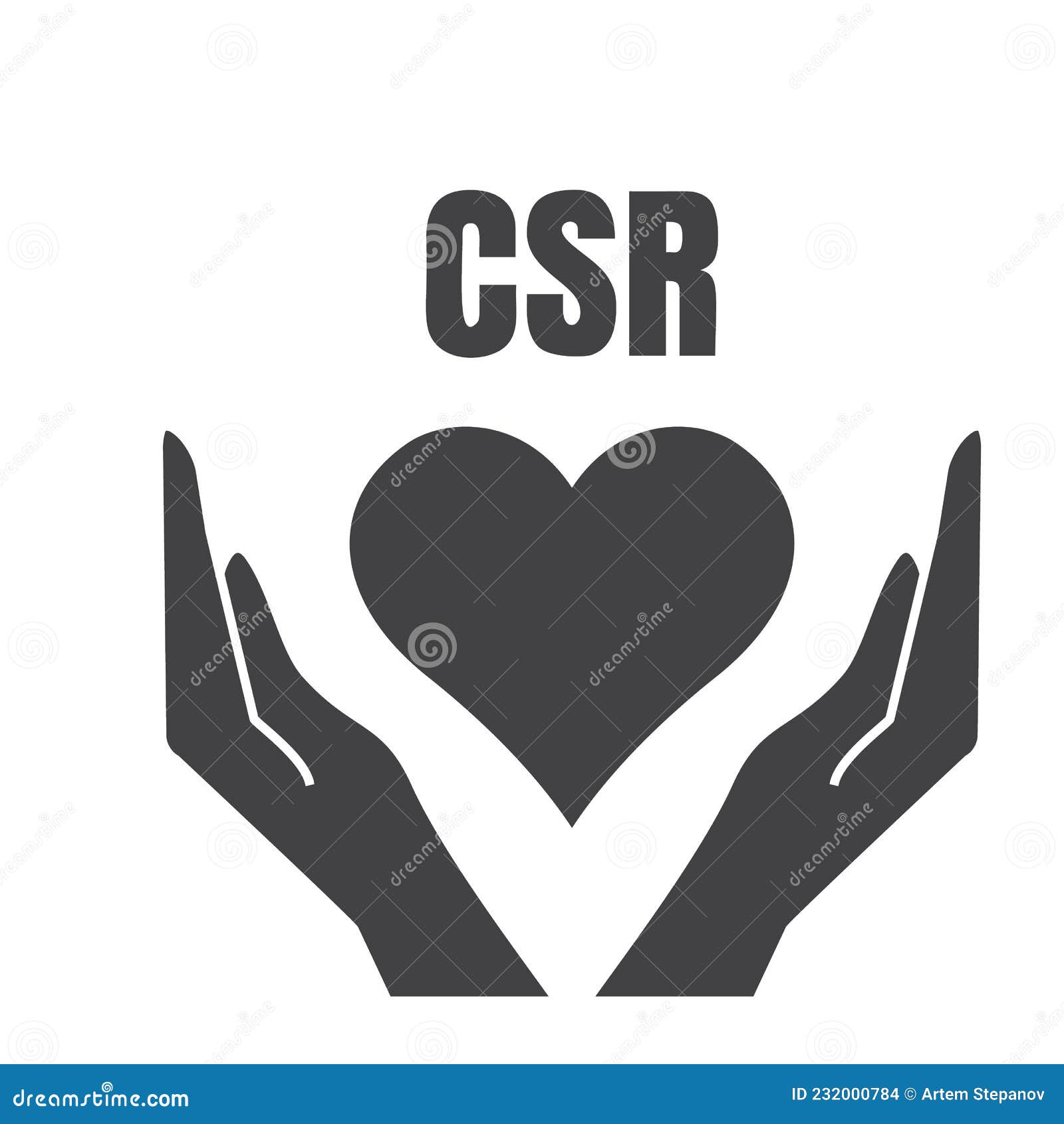 Corporate Social Responsibility, CSR Symbol, Sign, Concept Stock Vector ...