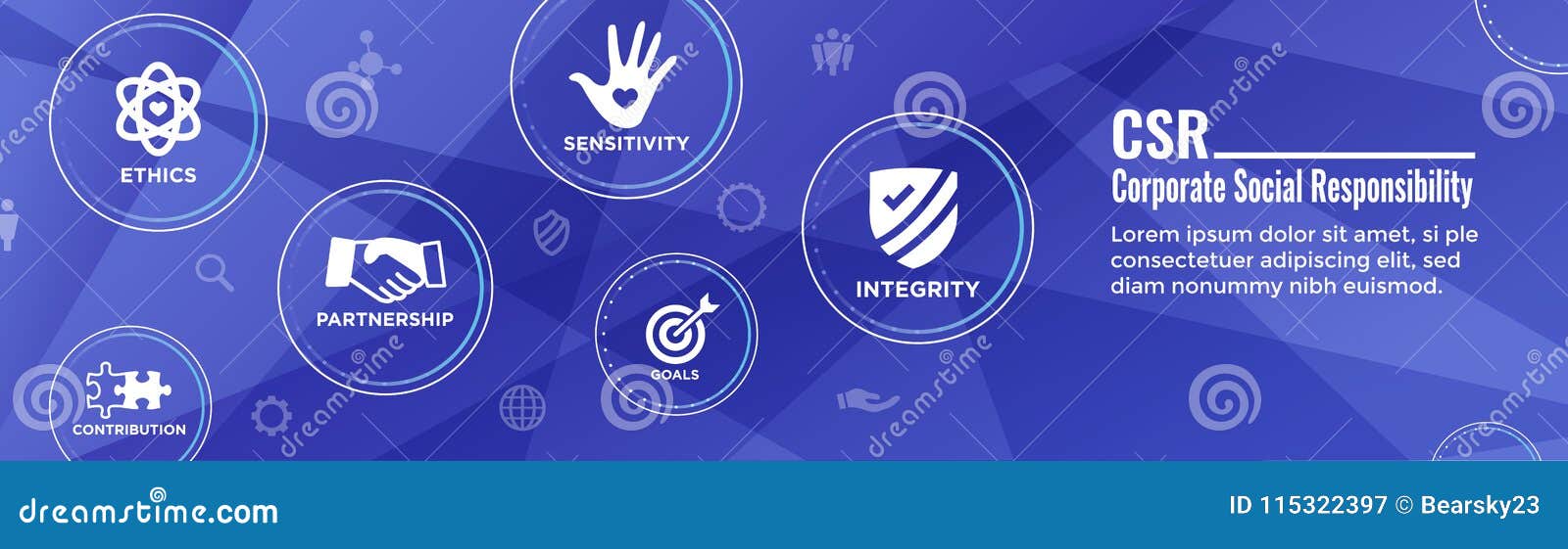 Social Responsibility Header Web Banner W Honesty, Integrity ...