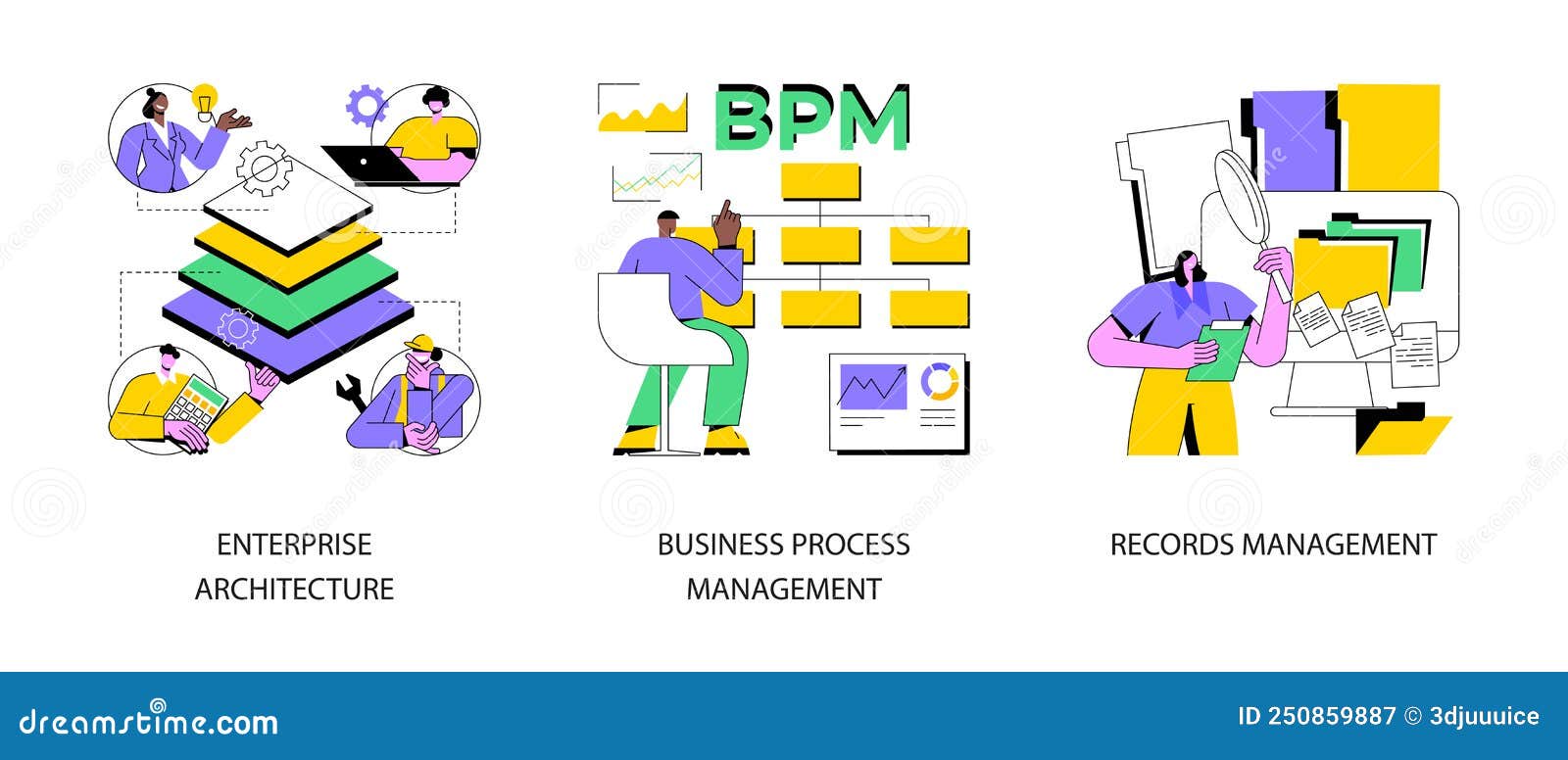 Corporate Software Abstract Concept Vector Illustrations. Stock Vector ...