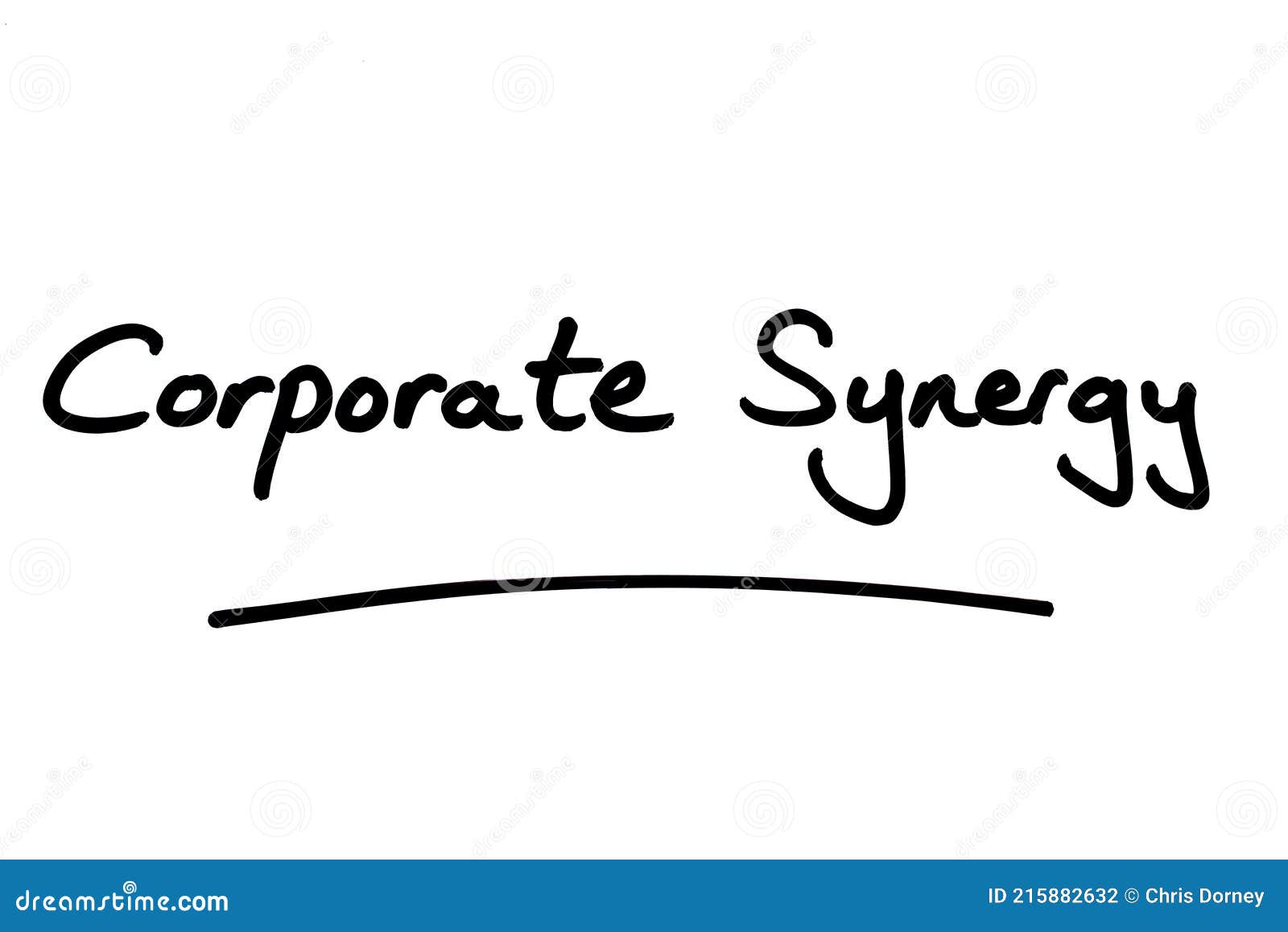 Corporate Synergy stock illustration. Illustration of benefit - 215882632