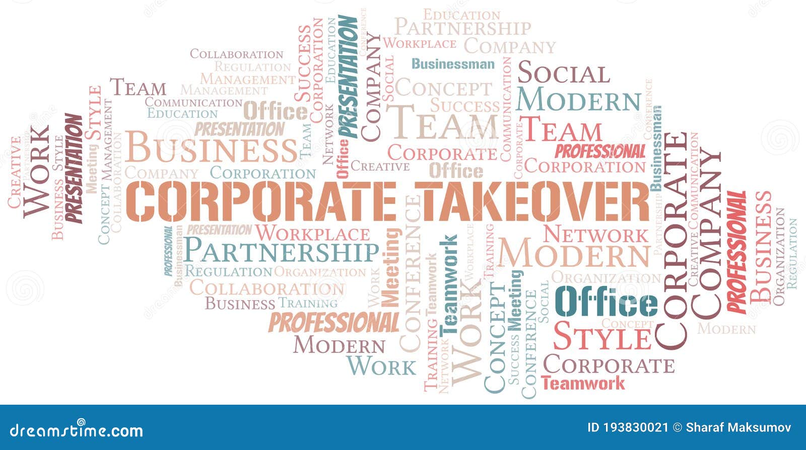 Corporate Takeover Vector Word Cloud, Made with Text only. Stock Vector ...
