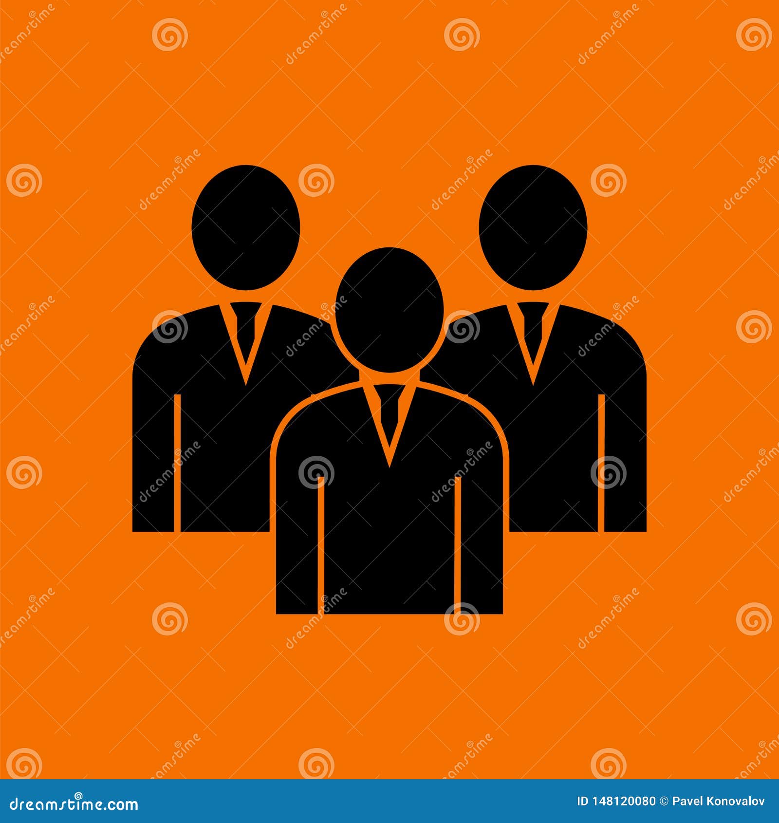 Corporate Team Icon stock vector. Illustration of corporate - 148120080
